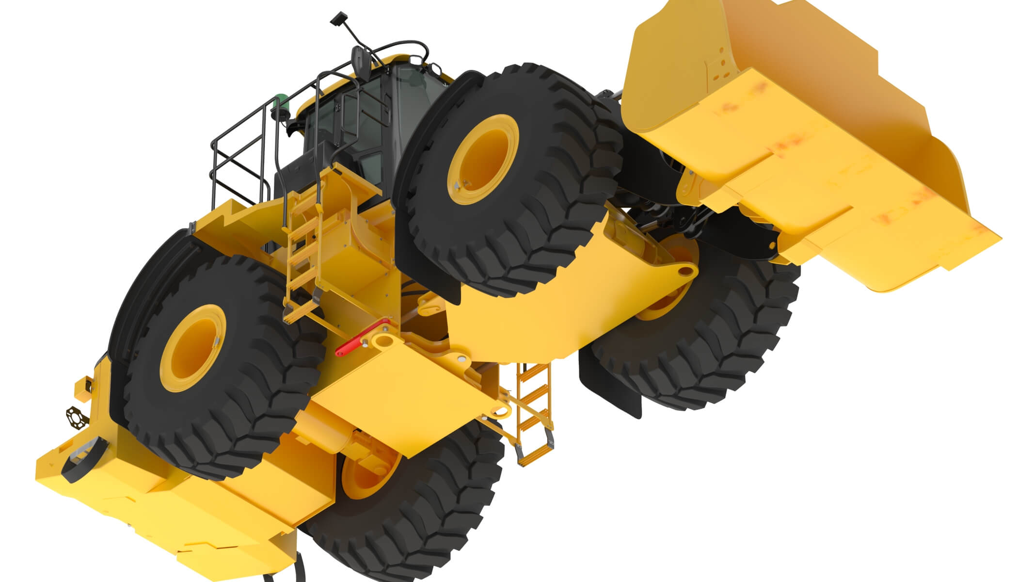 John Deere 844 P-Tier Wheel Loader 3D Model by frezzy