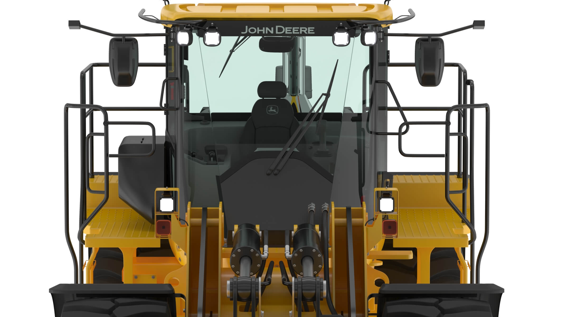 John Deere 844 P-Tier Wheel Loader 3D Model by frezzy