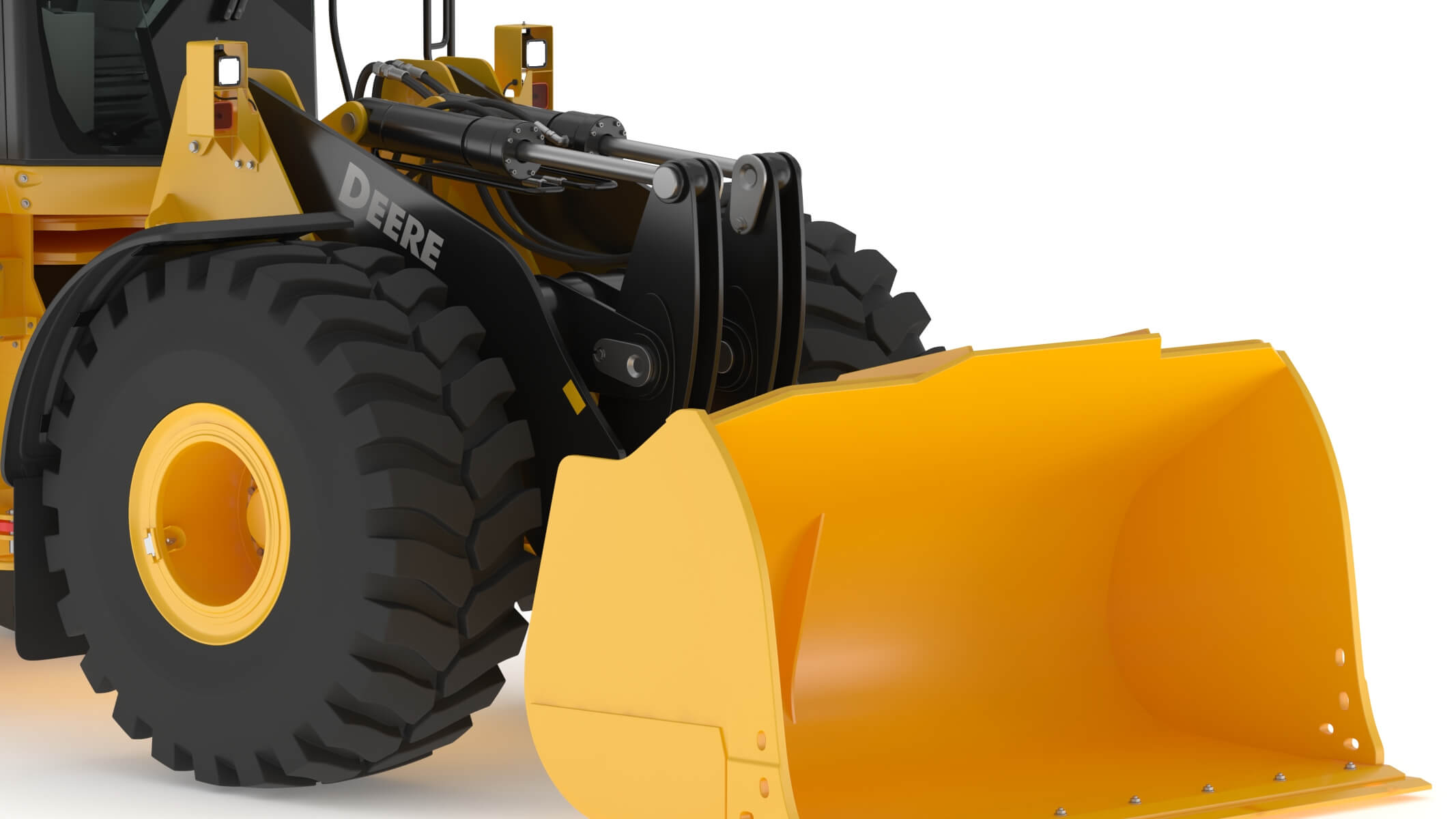John Deere 844 P-Tier Wheel Loader 3D Model by frezzy