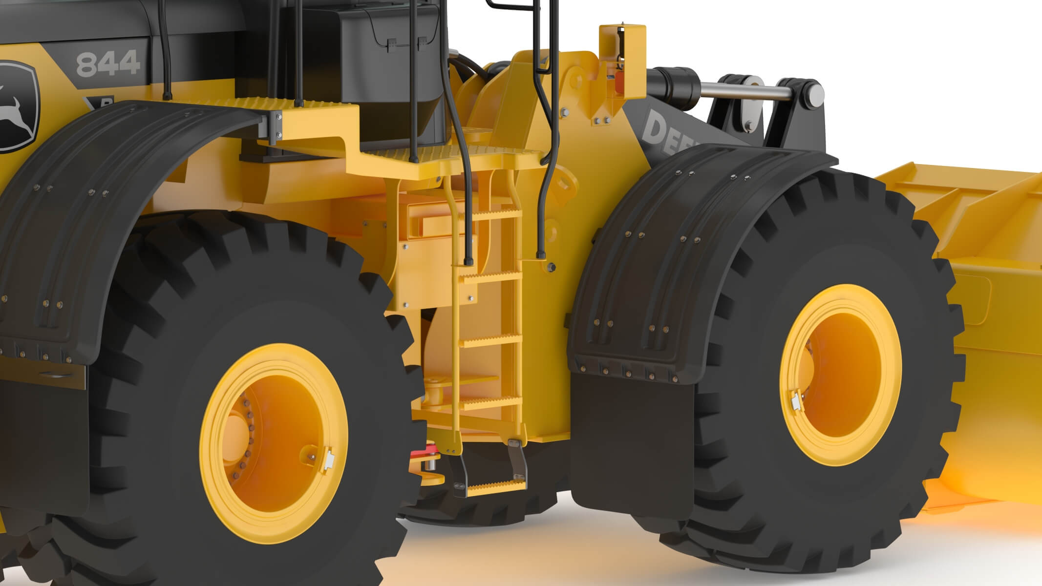 John Deere 844 P-Tier Wheel Loader 3D Model by frezzy