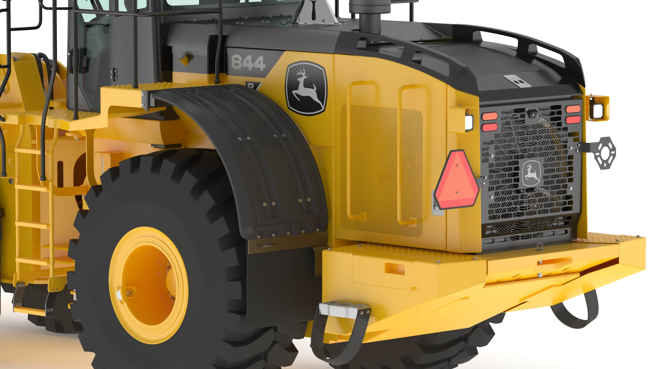 John Deere 844 P-Tier Wheel Loader 3D Model by frezzy