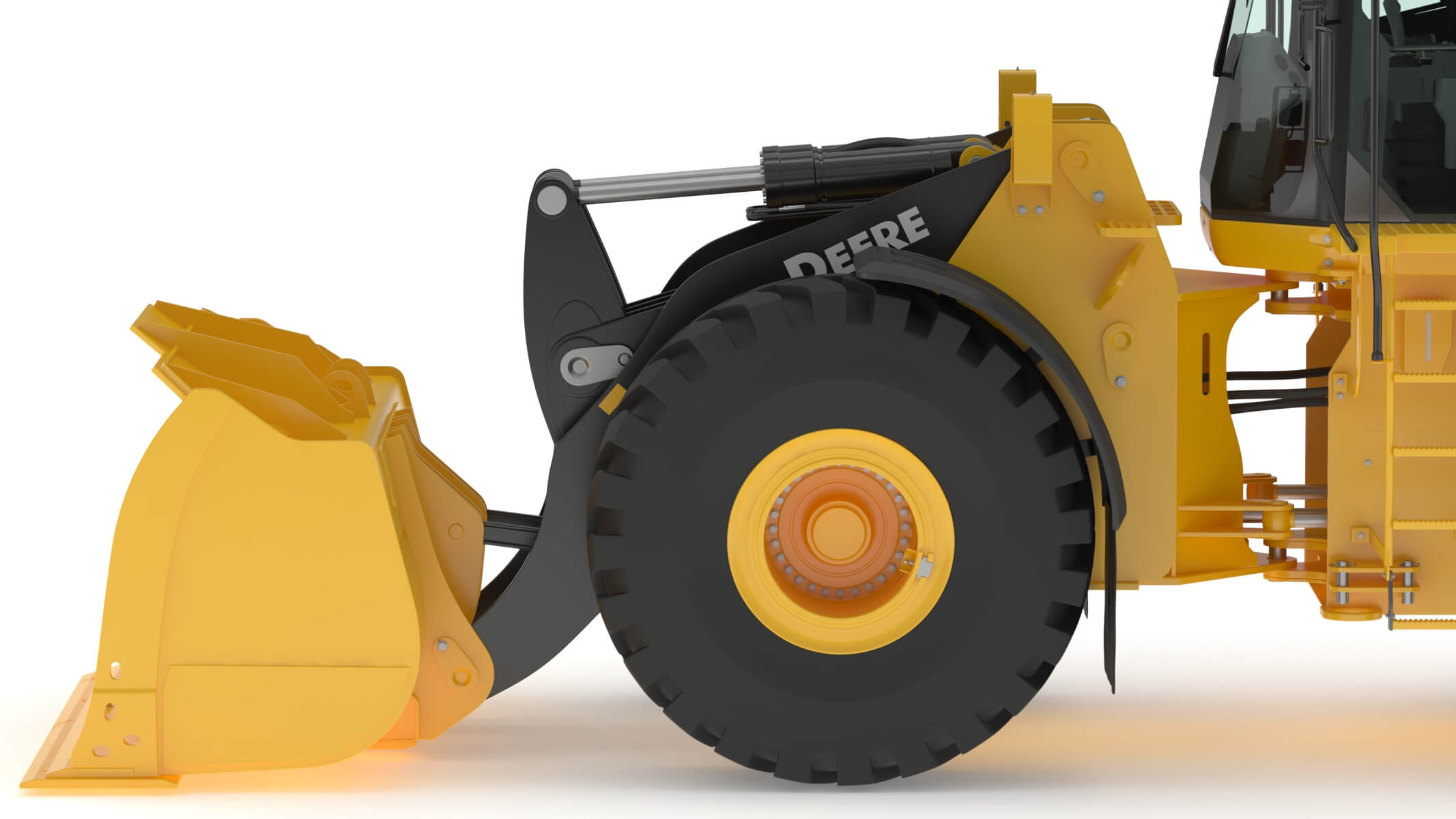 John Deere 844 P-Tier Wheel Loader 3D Model by frezzy
