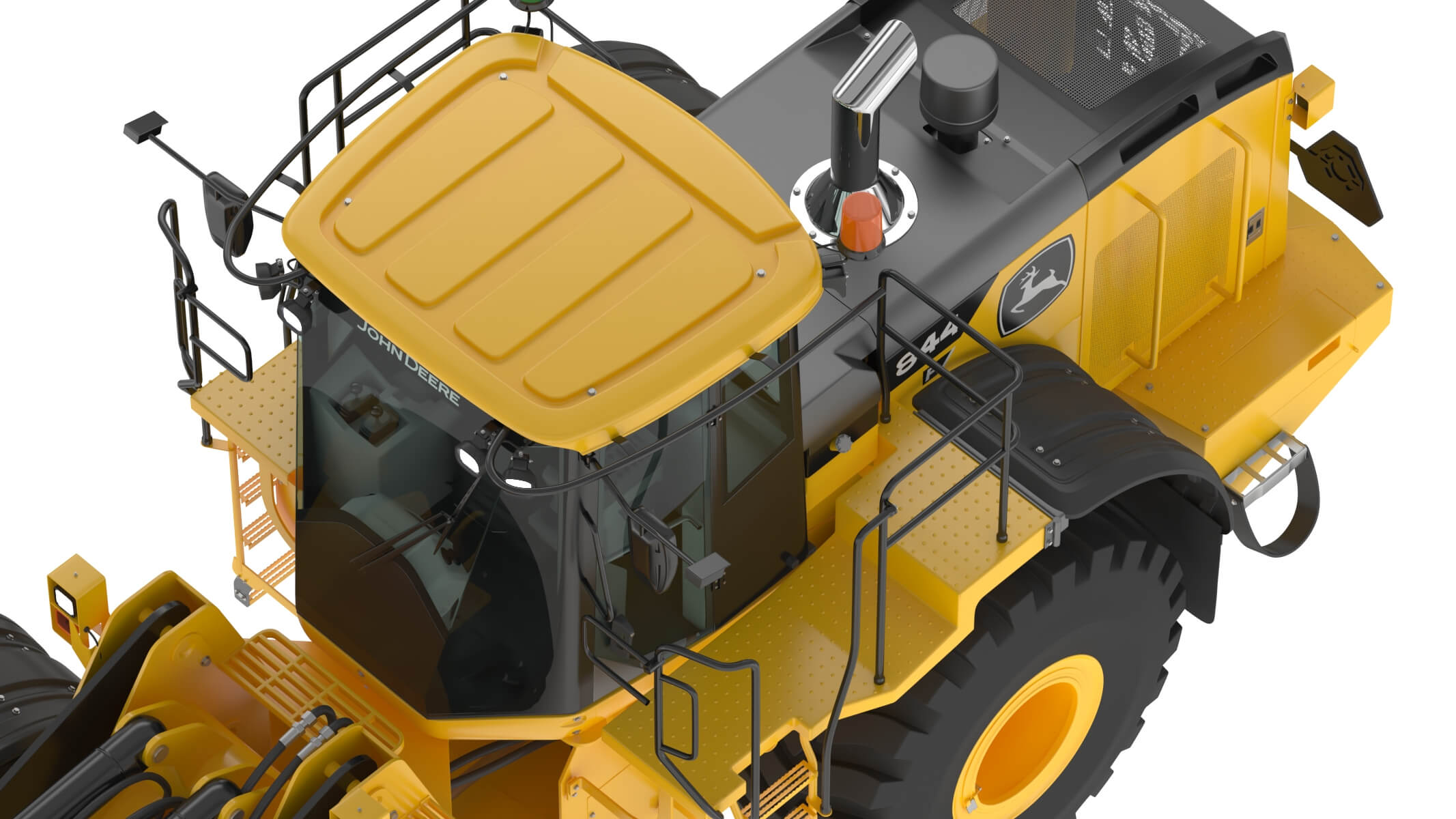 John Deere 844 P-Tier Wheel Loader 3D Model by frezzy