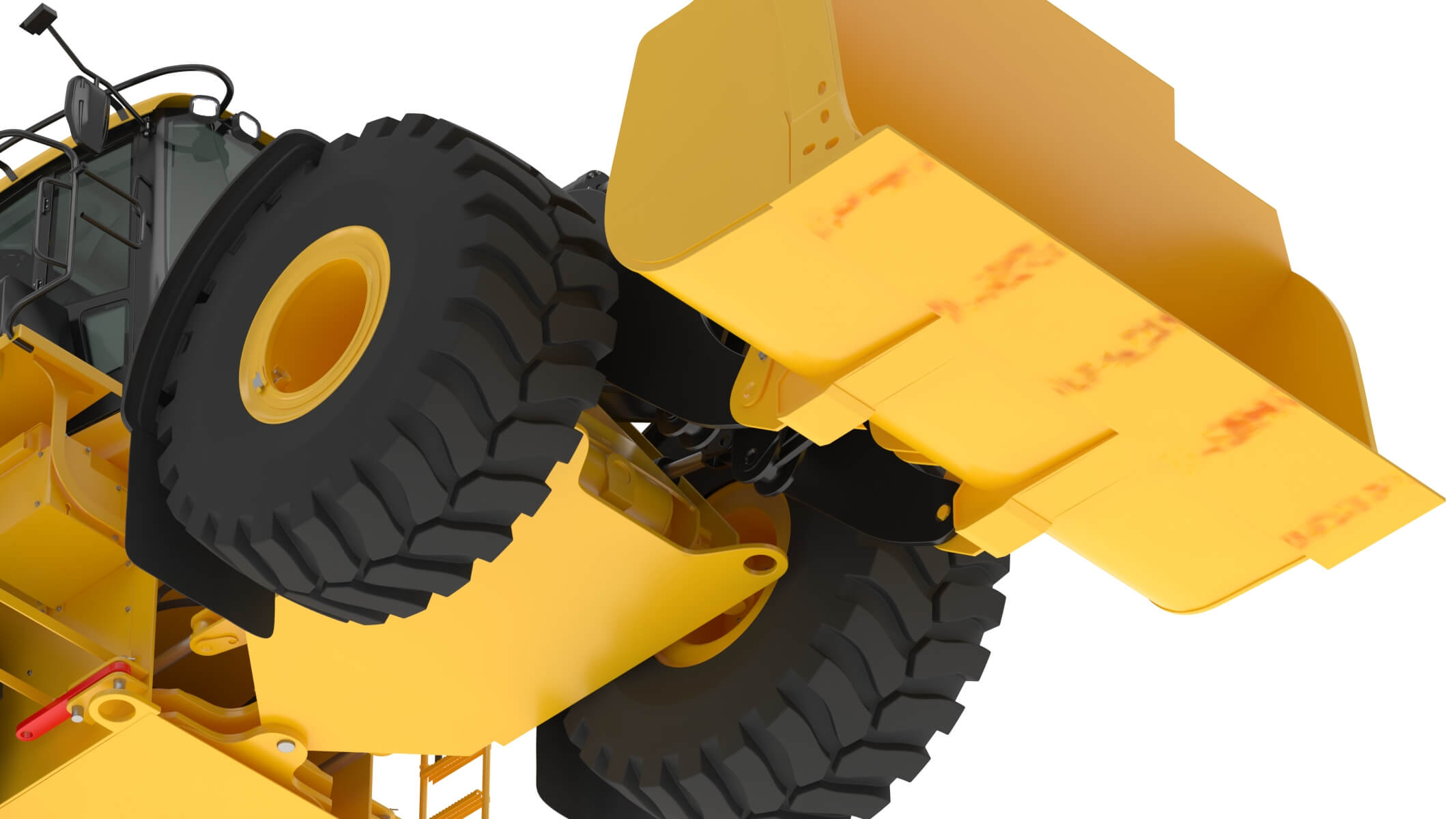 John Deere 844 P-Tier Wheel Loader 3D Model by frezzy