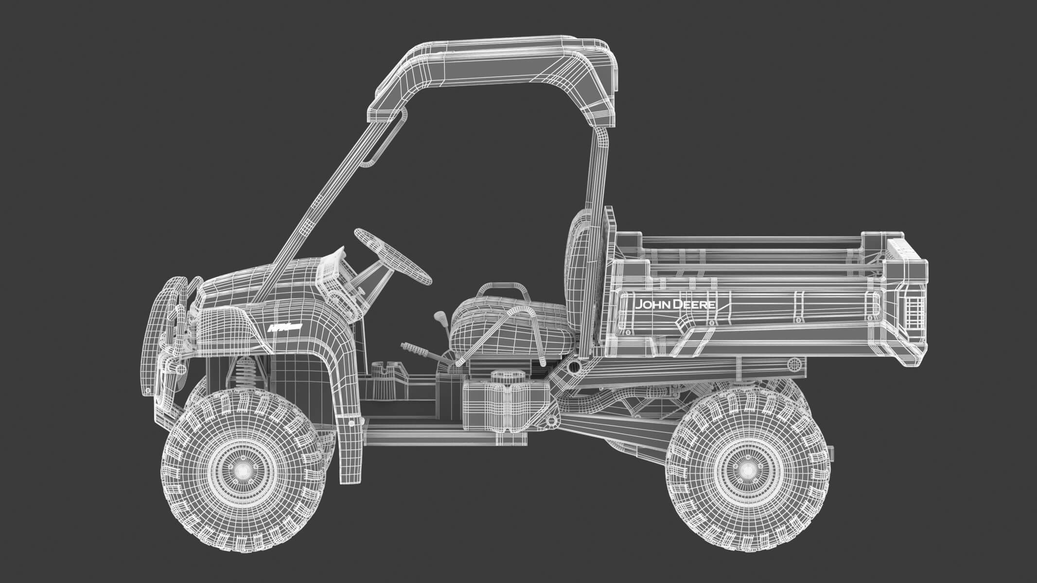 John Deere Hpx615E Utility Vehicle 01 - 3D Model by frezzy