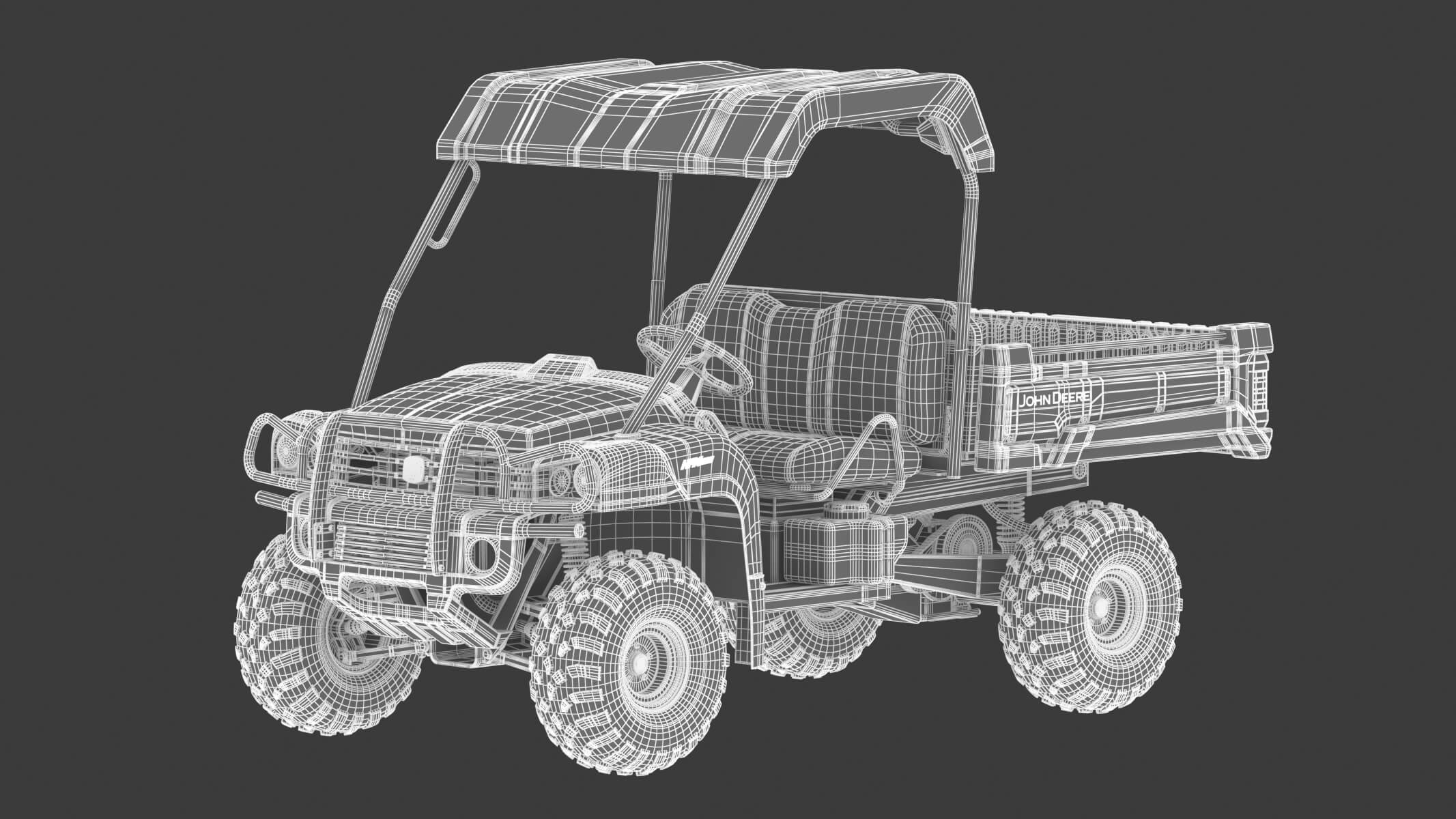 John Deere Hpx615E Utility Vehicle 01 - 3D Model by frezzy