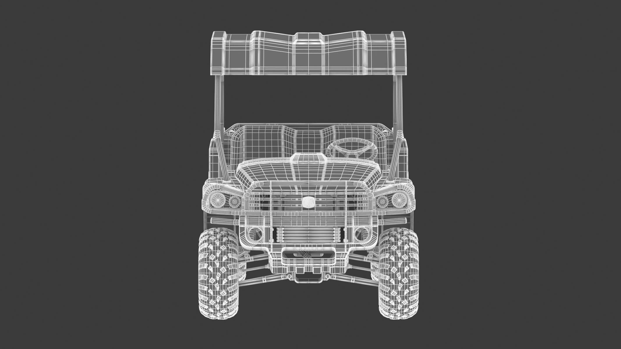 John Deere Hpx615E Utility Vehicle 01 - 3D Model by frezzy