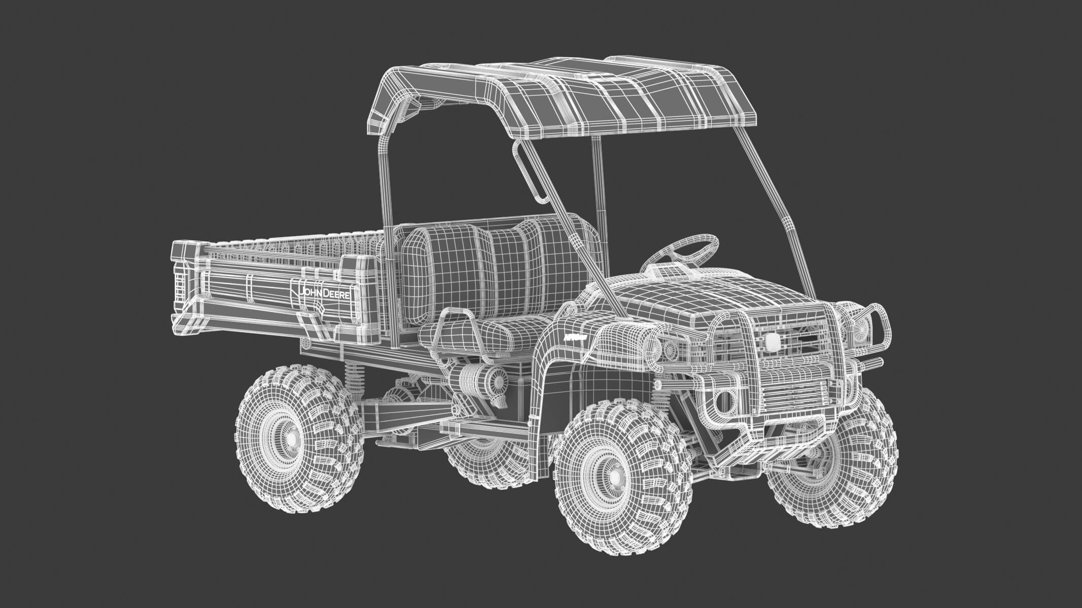 John Deere Hpx615E Utility Vehicle 01 - 3D Model by frezzy