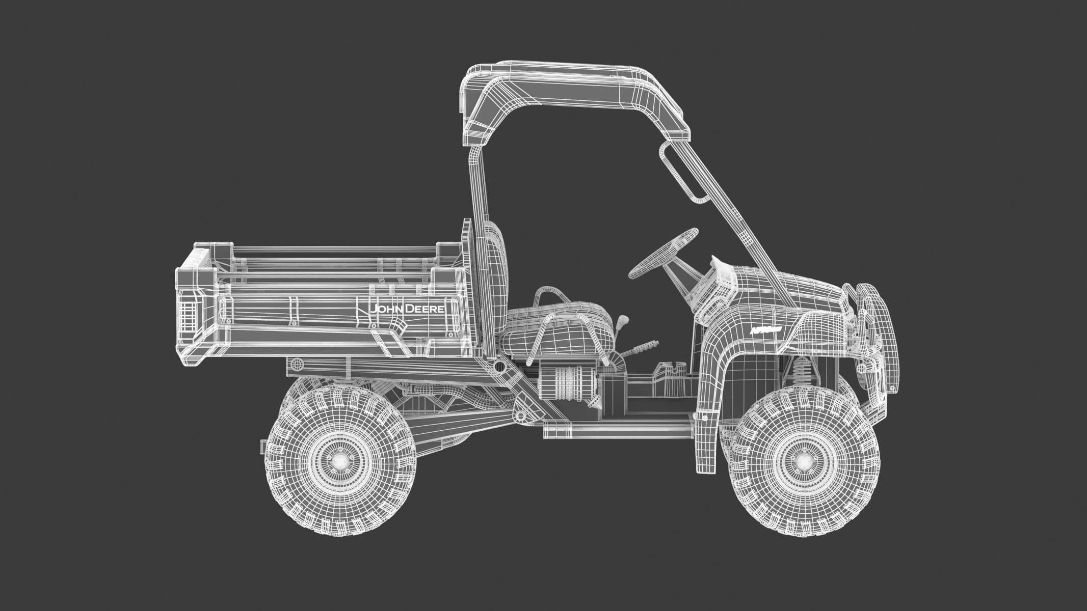 John Deere Hpx615E Utility Vehicle 01 - 3D Model by frezzy