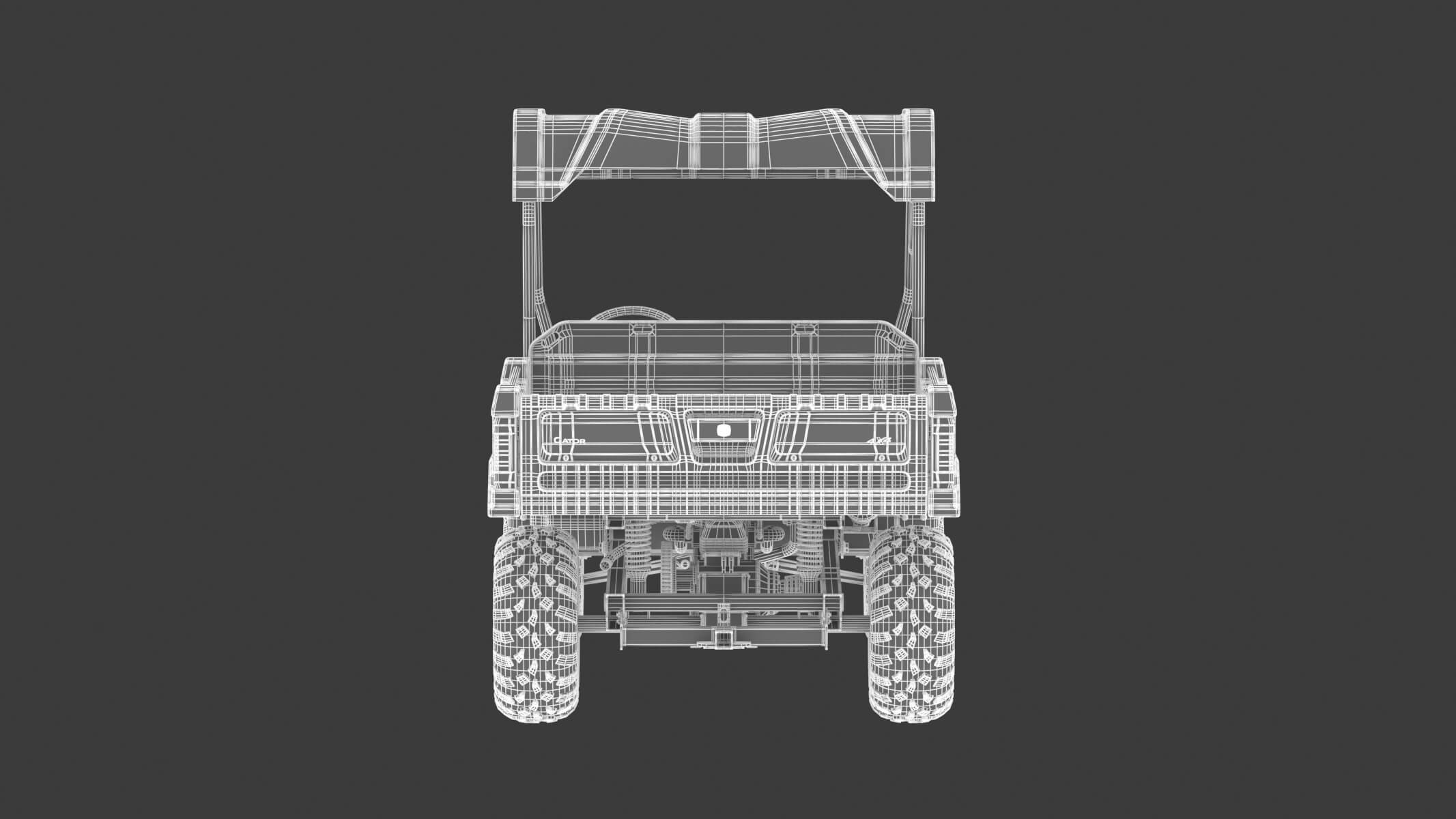 John Deere Hpx615E Utility Vehicle 01 - 3D Model by frezzy