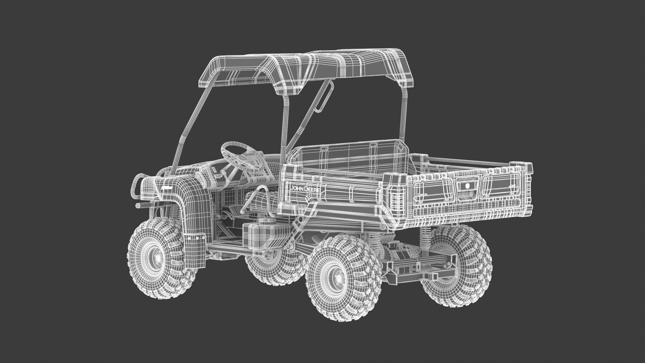 John Deere Hpx615E Utility Vehicle 01 - 3D Model by frezzy