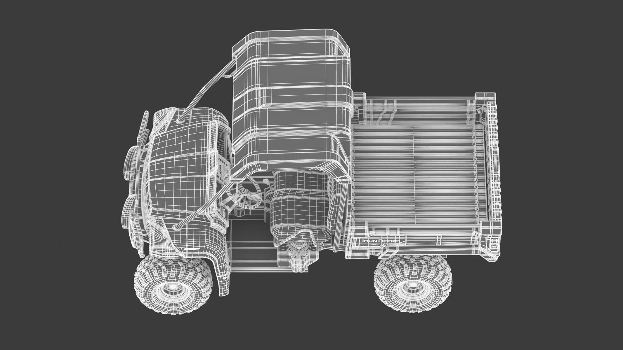 John Deere Hpx615E Utility Vehicle 01 - 3D Model by frezzy