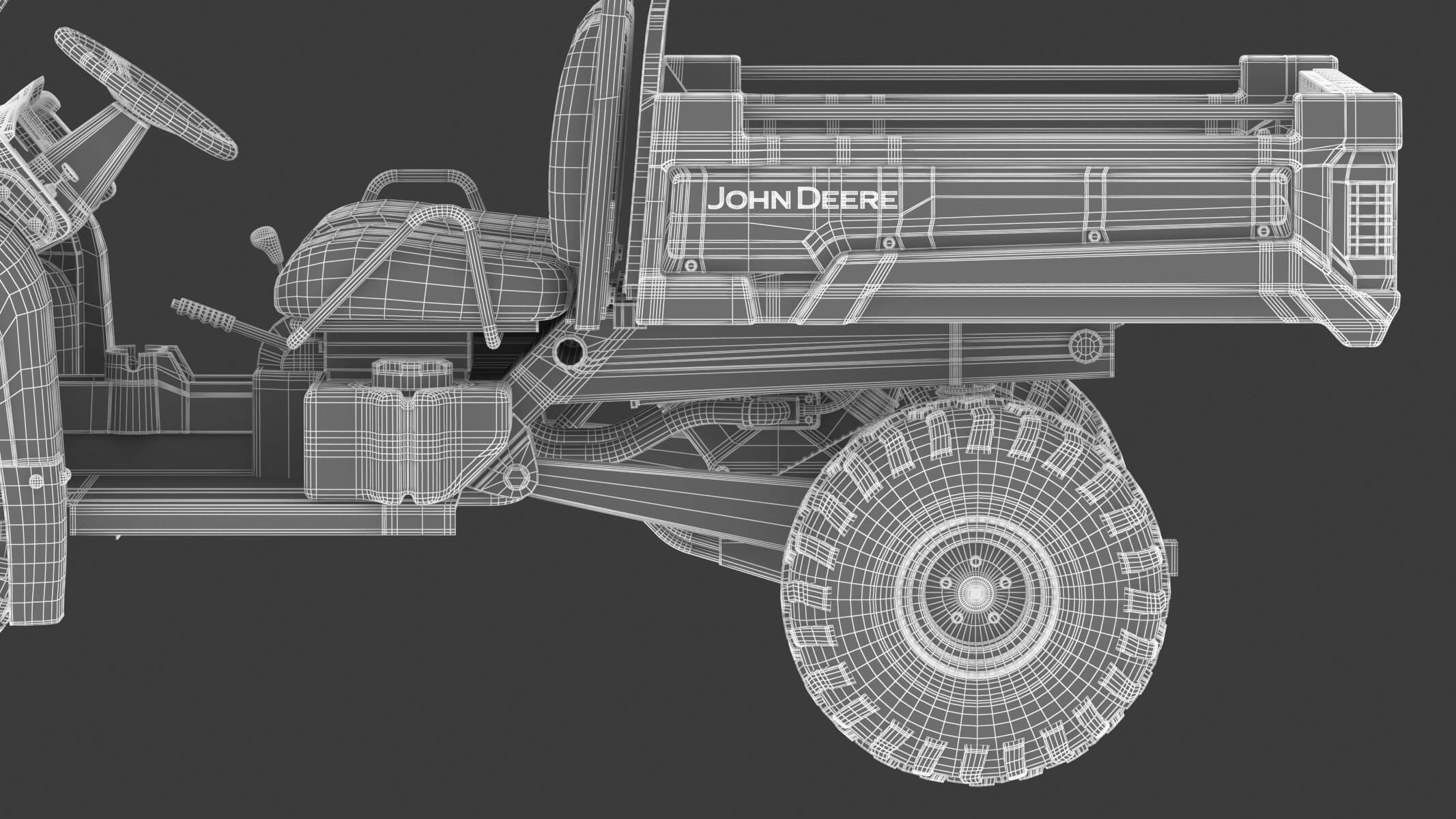 John Deere Hpx615E Utility Vehicle 01 - 3D Model by frezzy