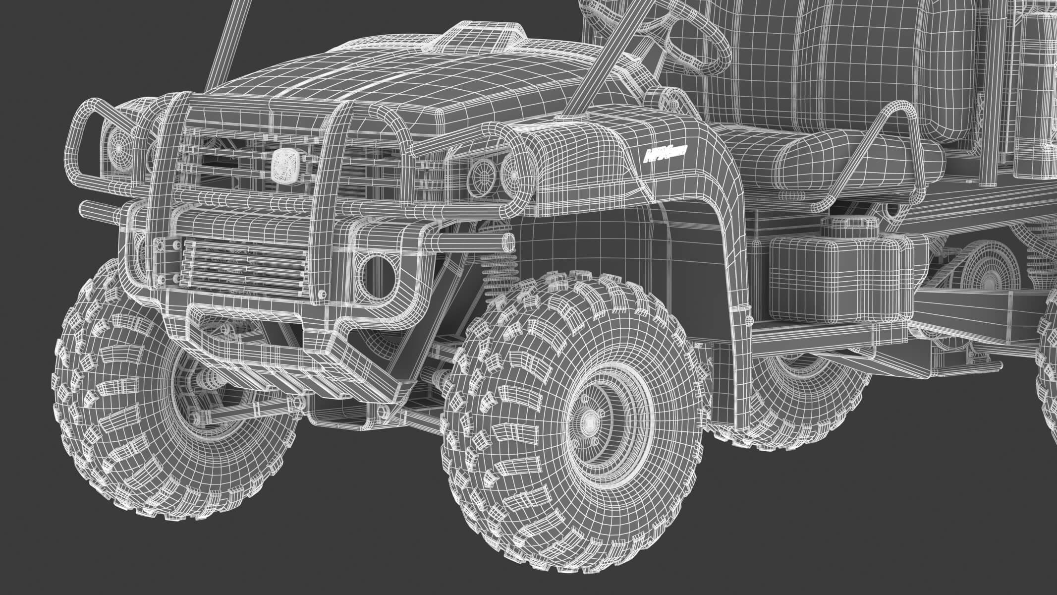 John Deere Hpx615E Utility Vehicle 01 - 3D Model by frezzy