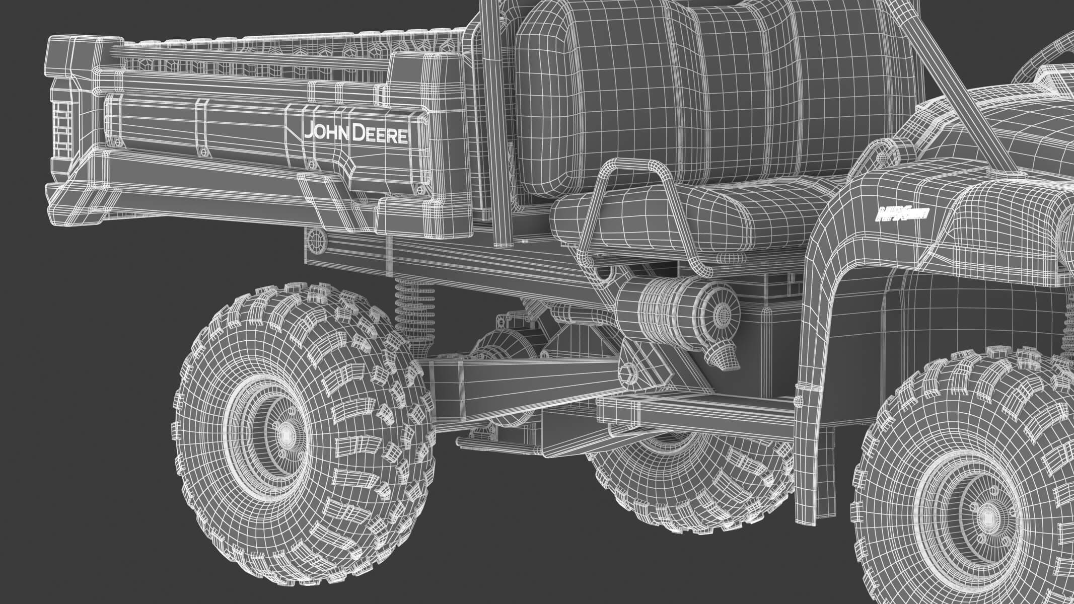 John Deere Hpx615E Utility Vehicle 01 - 3D Model by frezzy