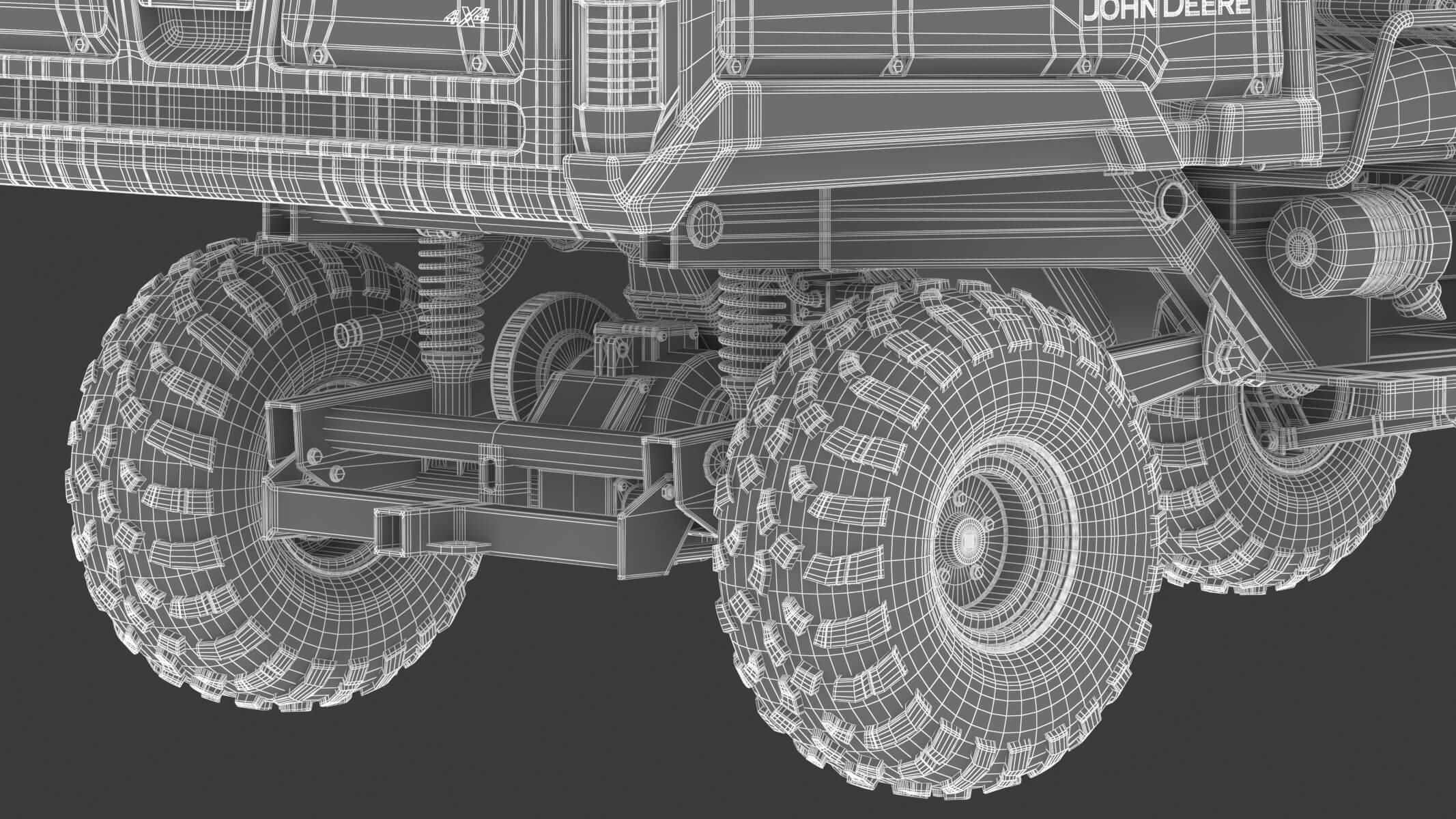 John Deere Hpx615E Utility Vehicle 01 - 3D Model by frezzy