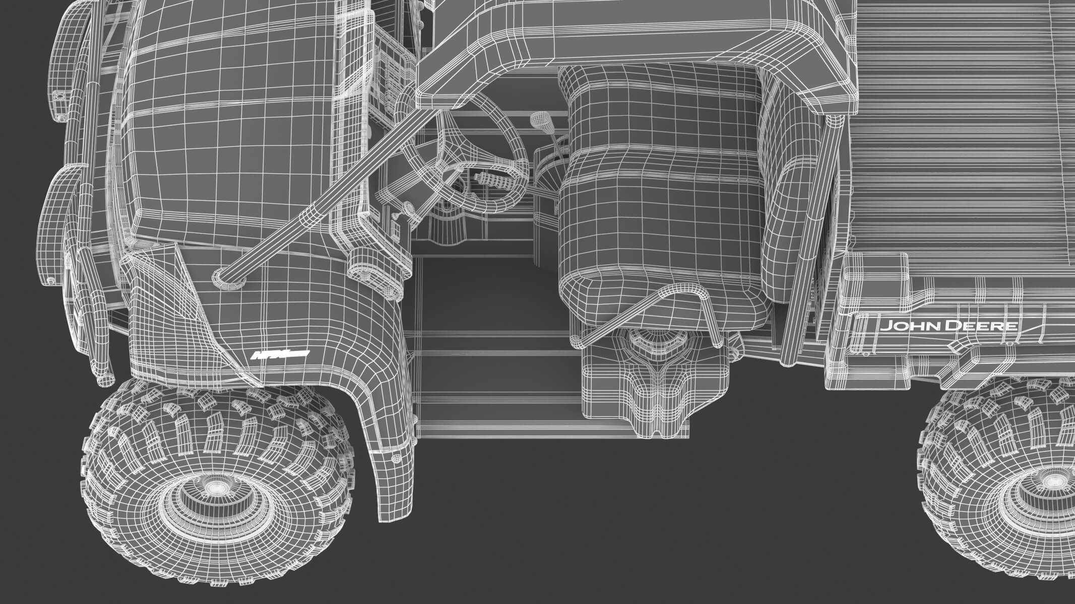 John Deere Hpx615E Utility Vehicle 01 - 3D Model by frezzy