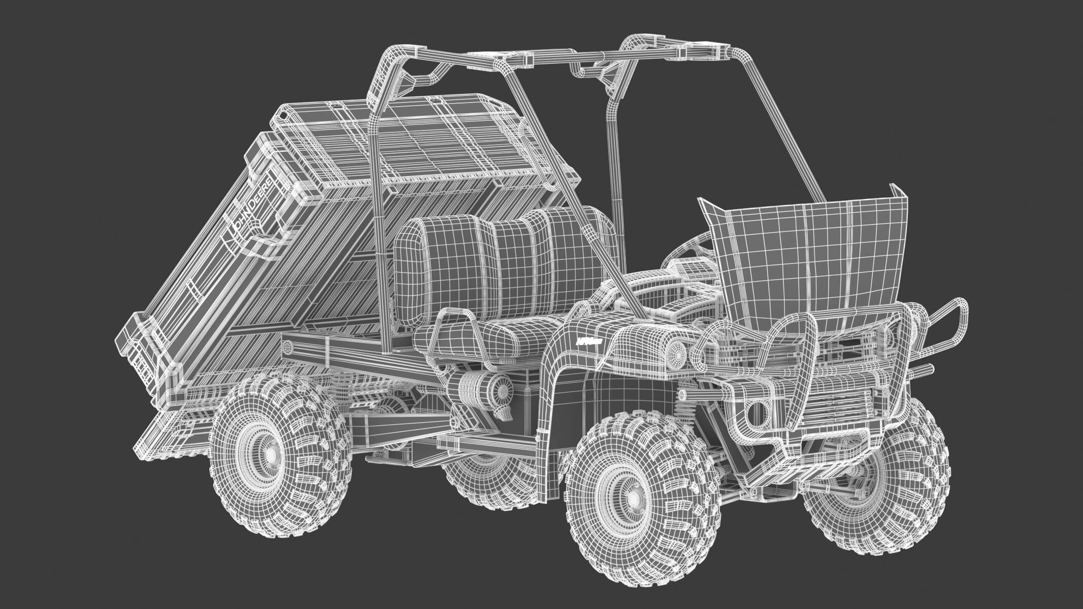 John Deere Hpx615E Utility Vehicle 02 - 3D Model by frezzy