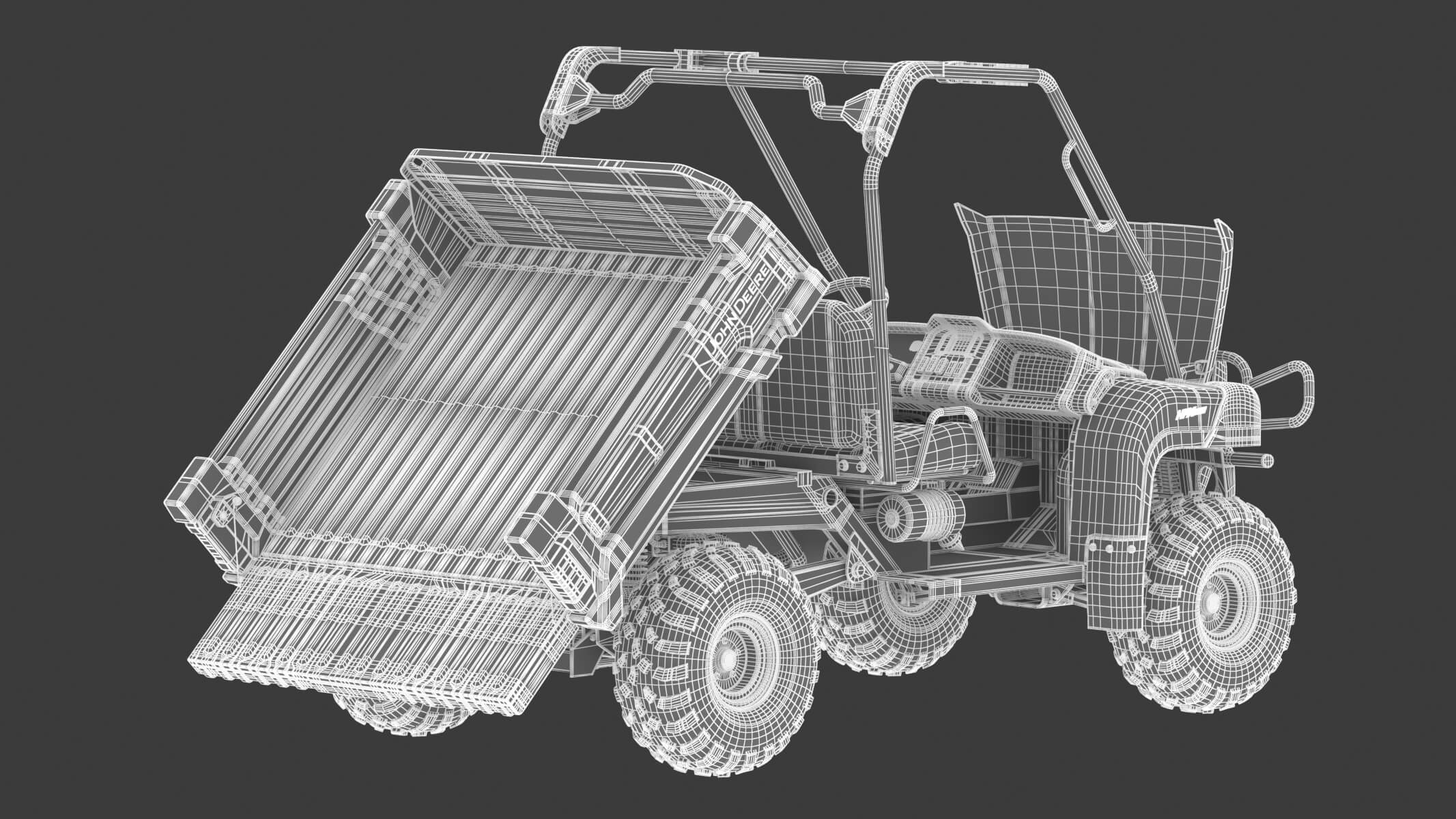 John Deere Hpx615E Utility Vehicle 02 - 3D Model by frezzy