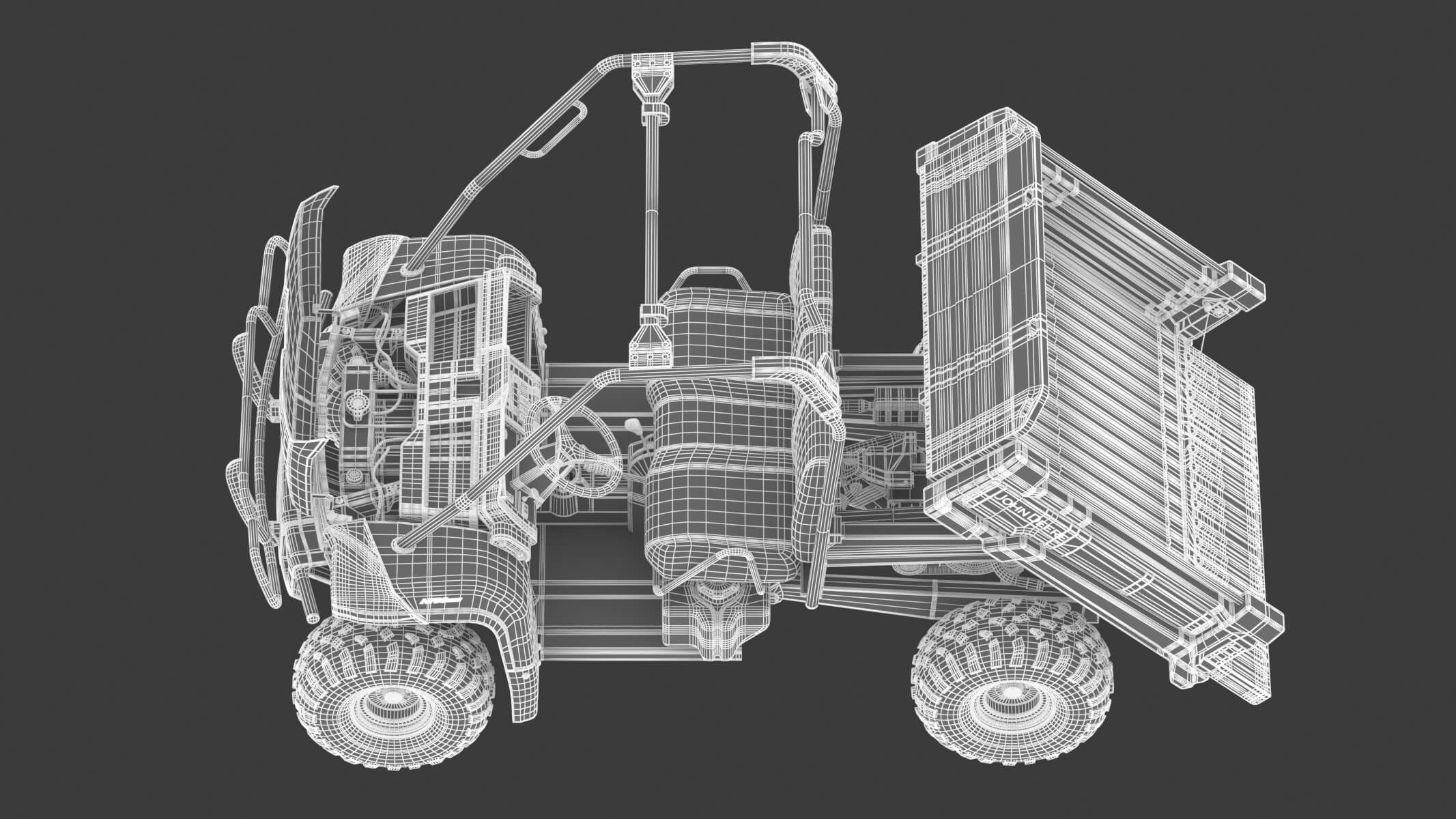 John Deere Hpx615E Utility Vehicle 02 - 3D Model by frezzy
