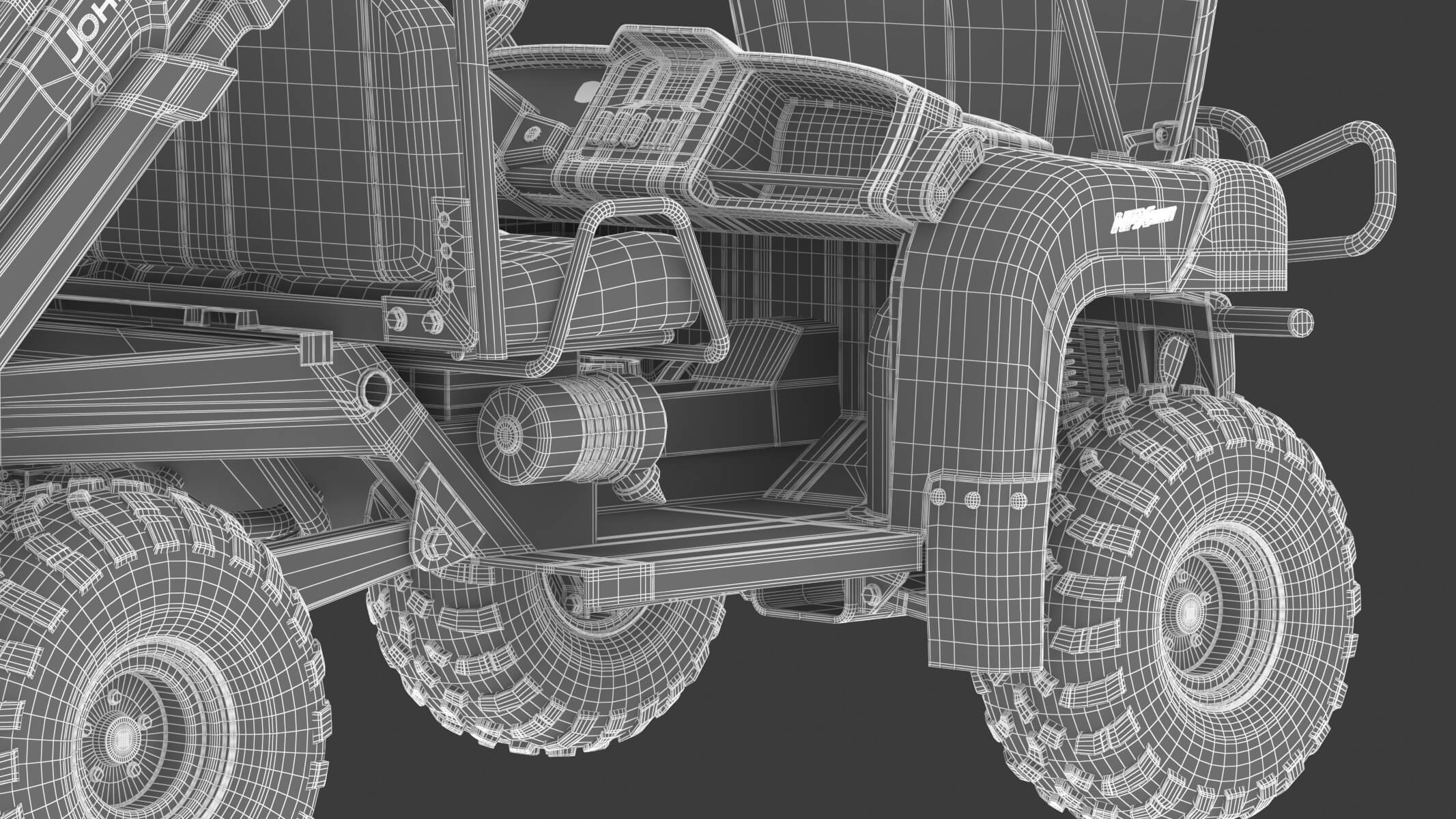 John Deere Hpx615E Utility Vehicle 02 - 3D Model by frezzy