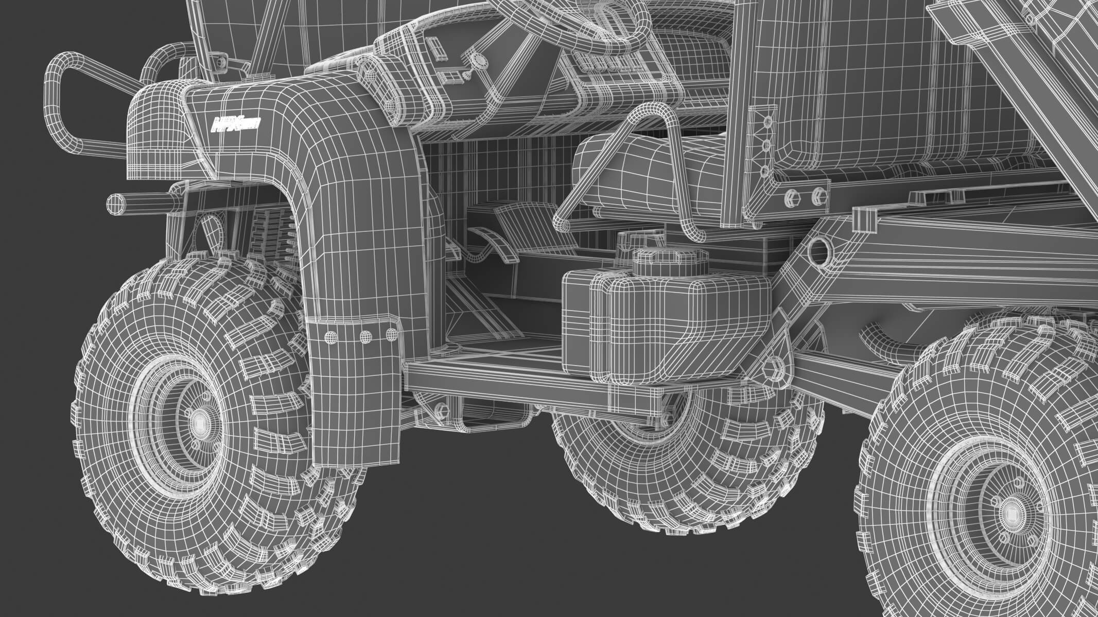 John Deere Hpx615E Utility Vehicle 02 - 3D Model by frezzy