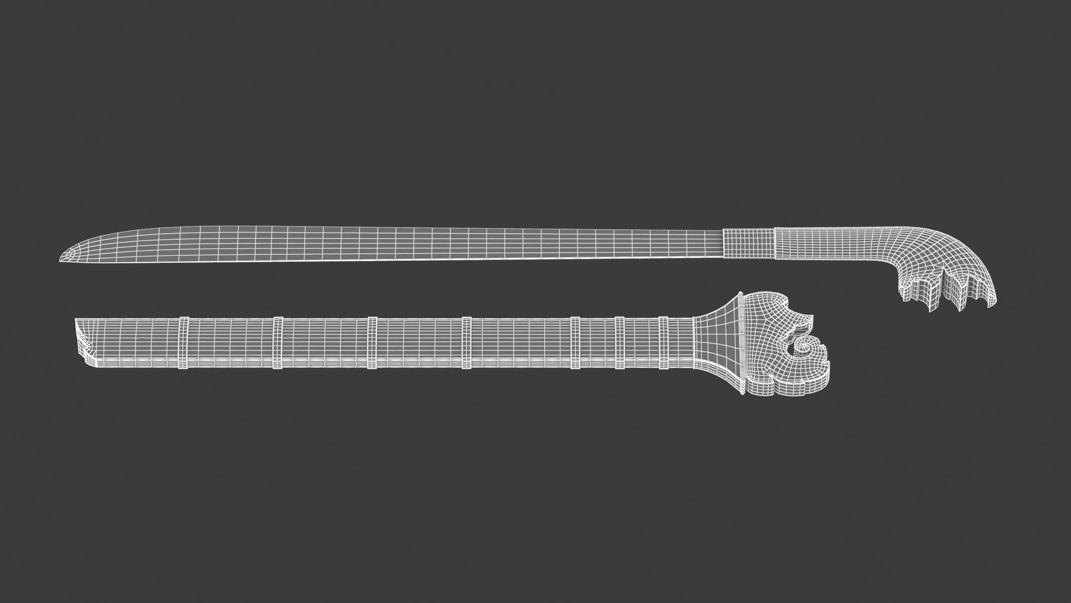 Kabeala Sword - 3D Model by frezzy