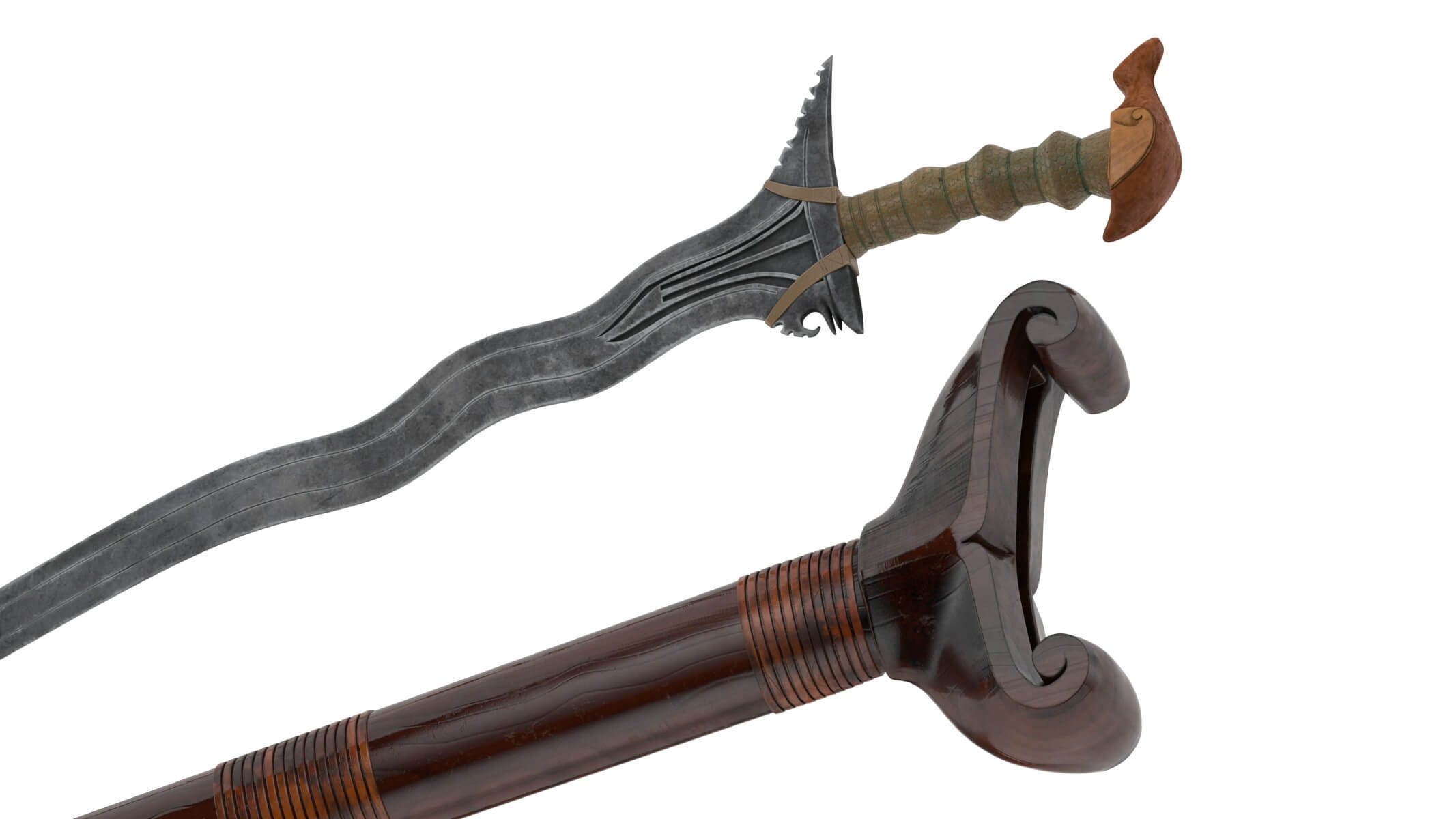 Kalis Sword - 3D Model by frezzy