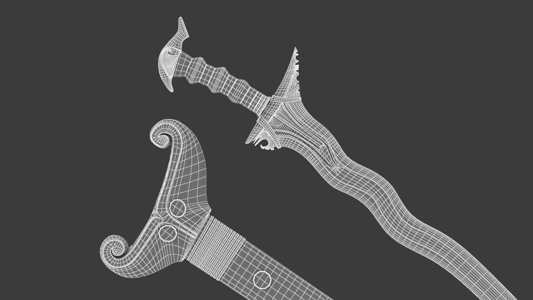 Kalis Sword - 3D Model by frezzy