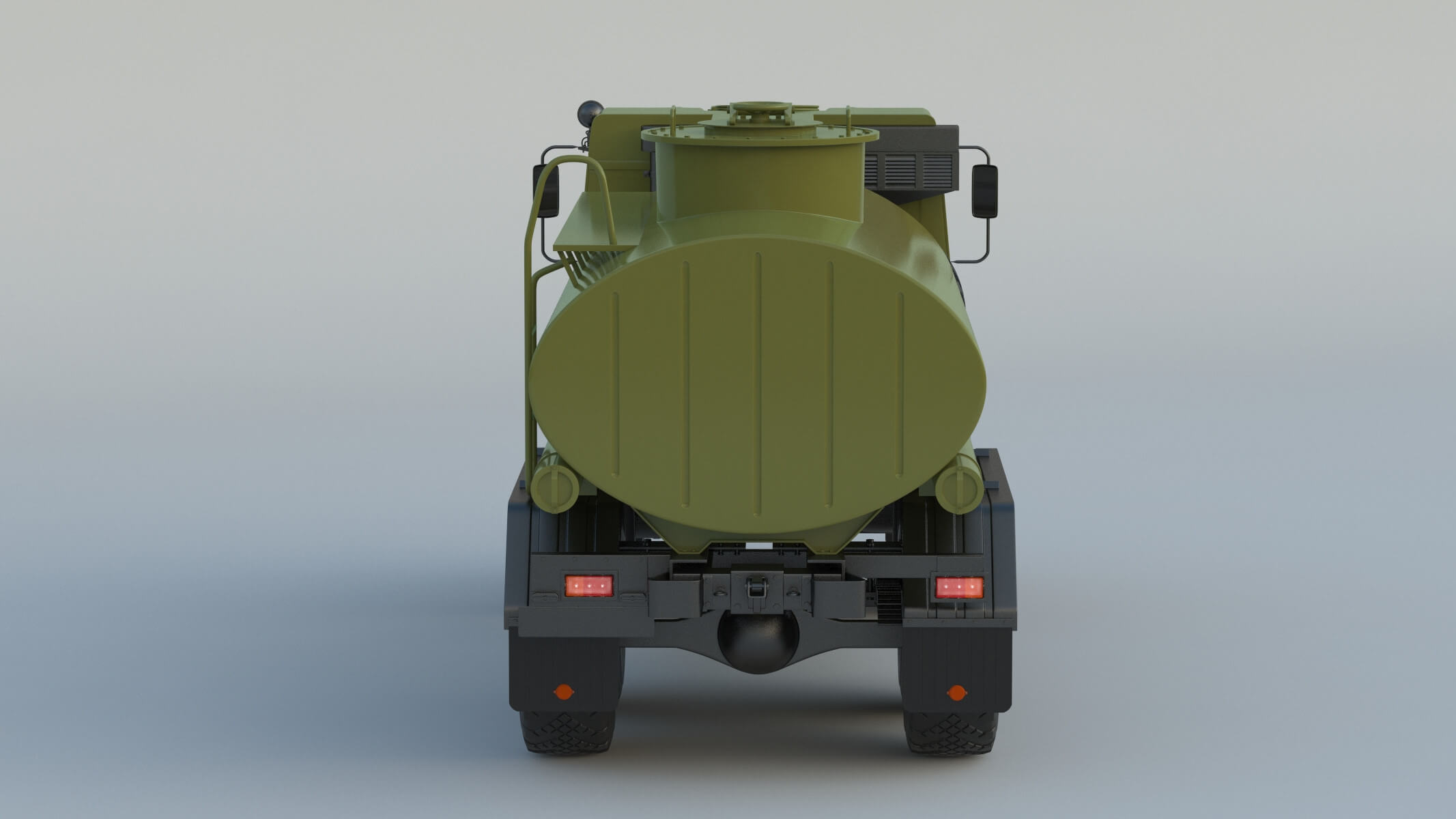 Kamaz 5350 Fuel Tanker - 3D Model by frezzy