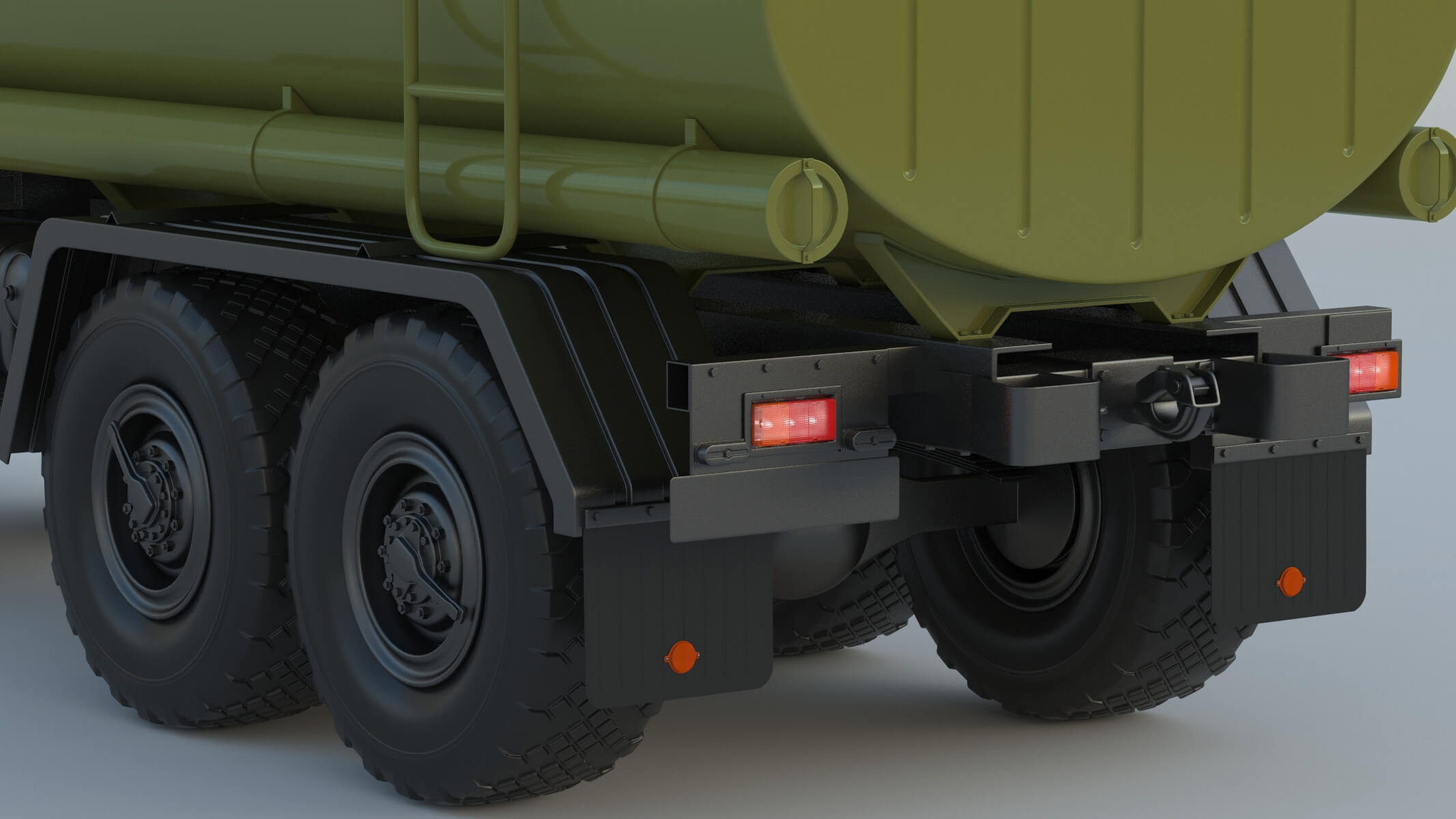Kamaz 5350 Fuel Tanker - 3D Model by frezzy