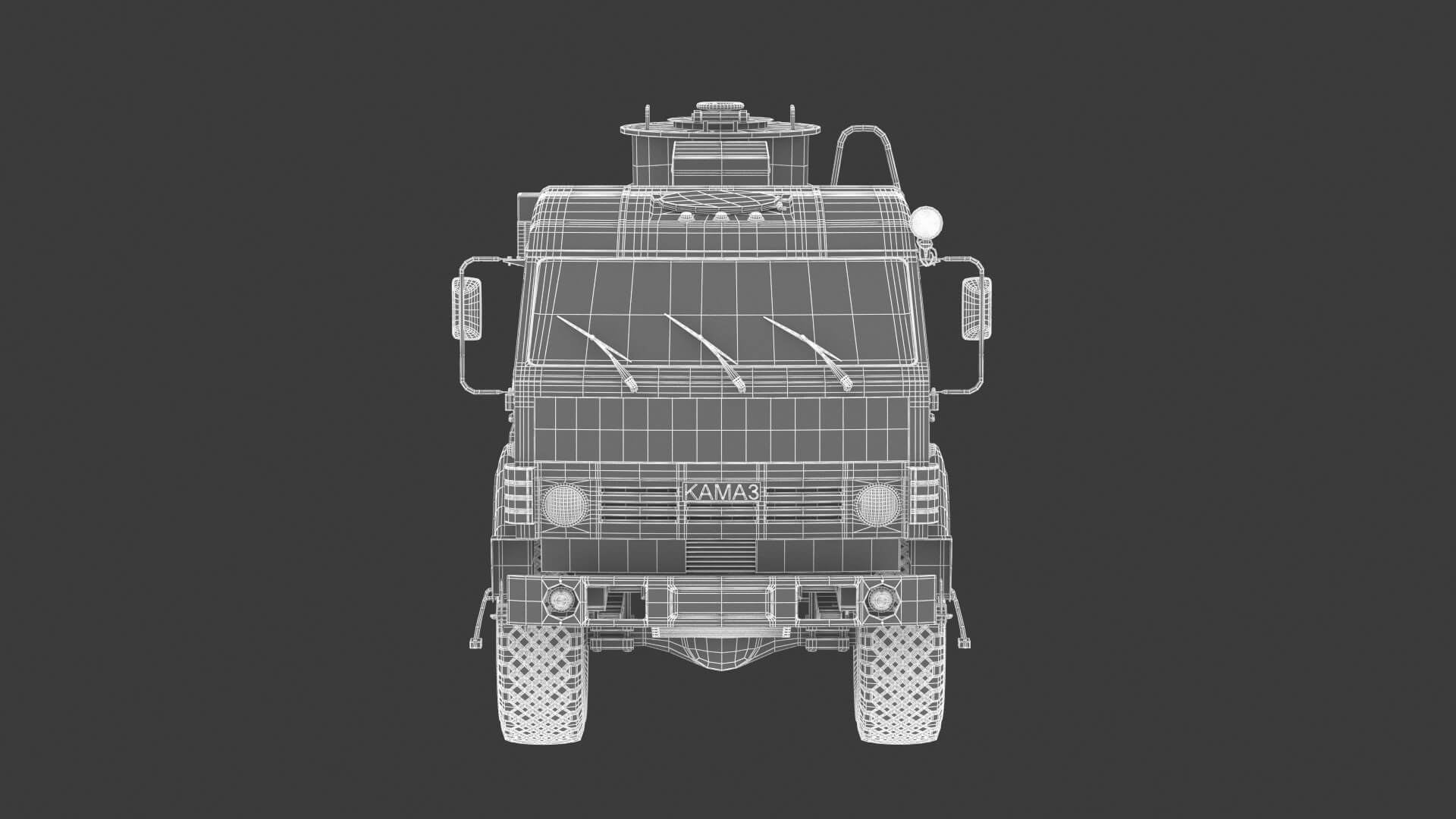 Kamaz 5350 Fuel Tanker - 3D Model by frezzy