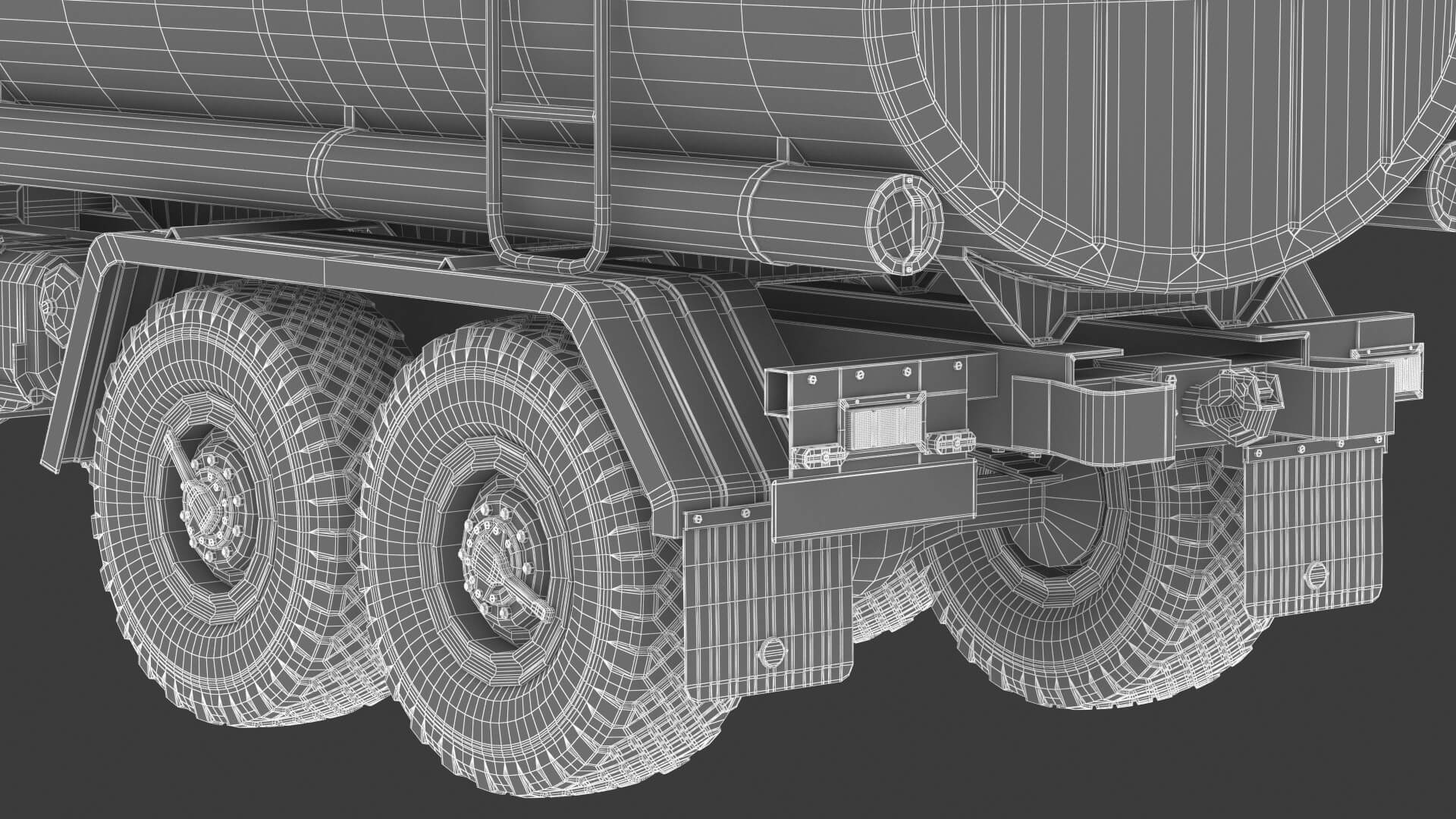 Kamaz 5350 Fuel Tanker - 3D Model by frezzy
