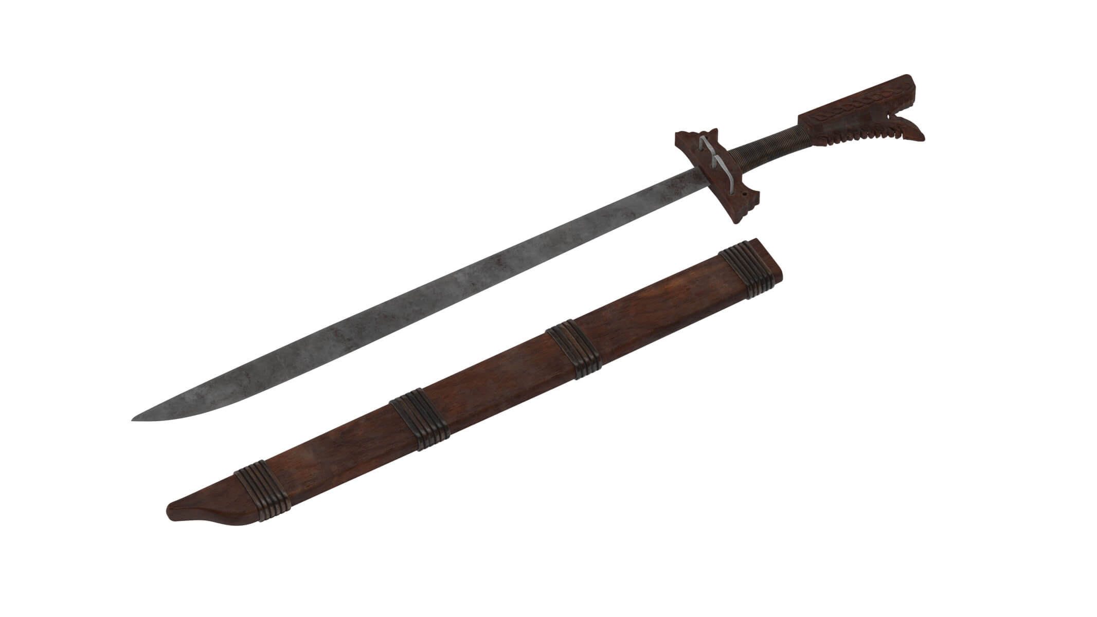 Kampilan Sword - 3D Model by frezzy