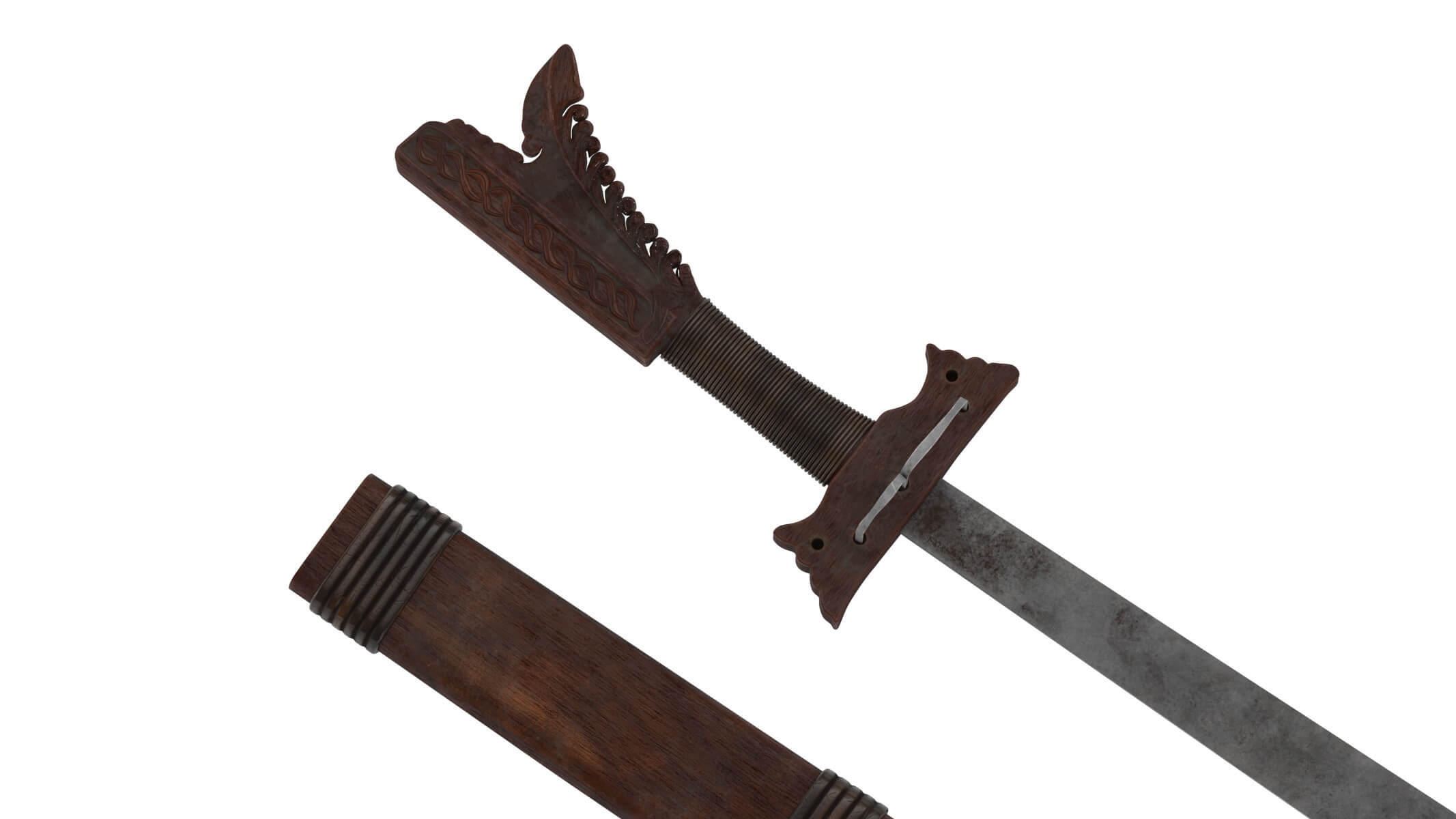 Kampilan Sword - 3D Model by frezzy