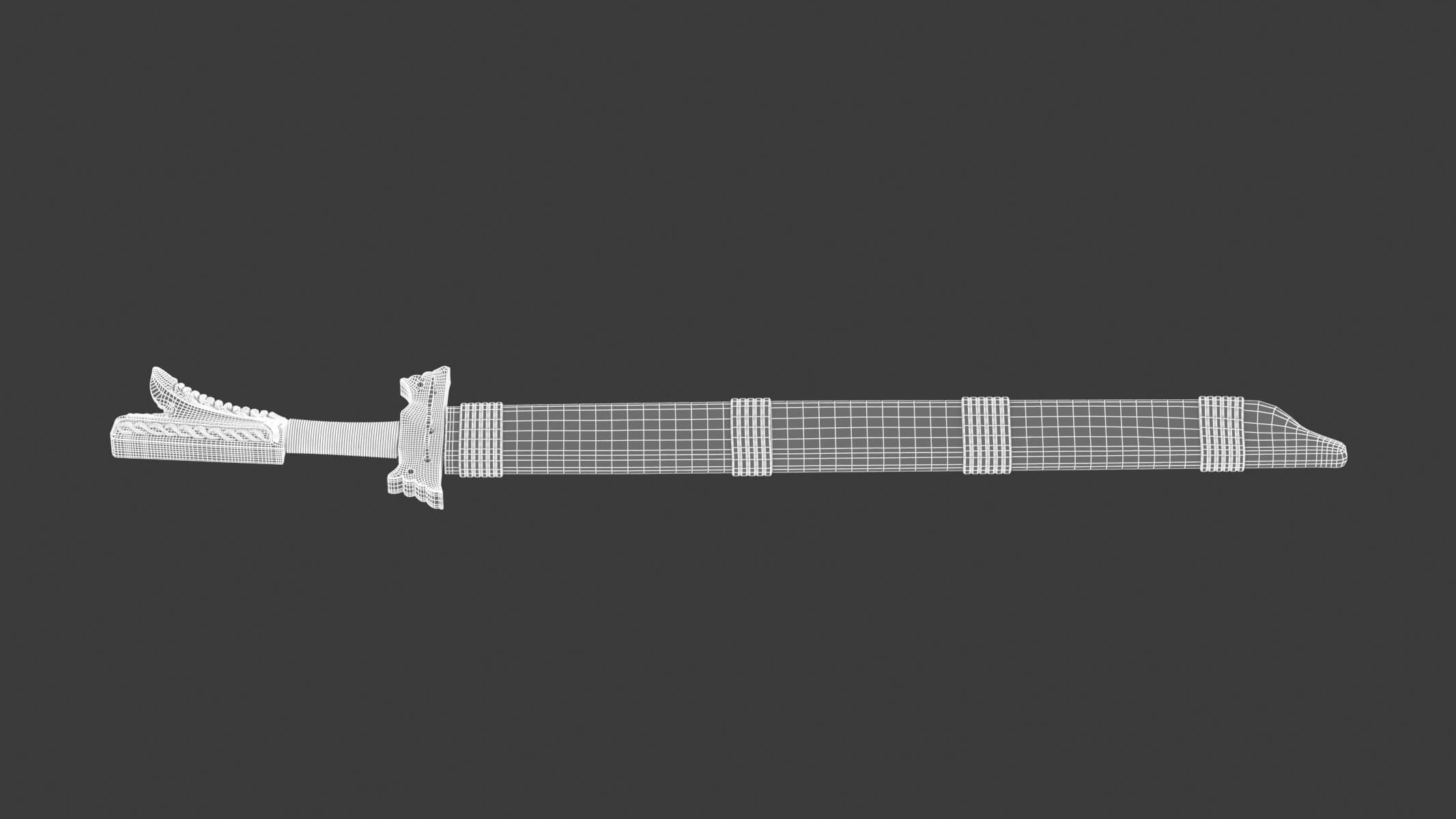 Kampilan Sword - 3D Model by frezzy