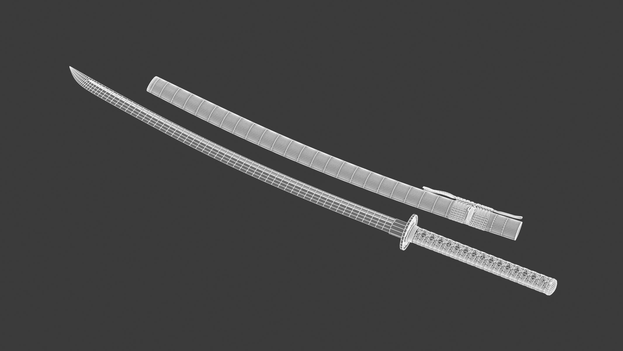Katana - 3D Model by frezzy