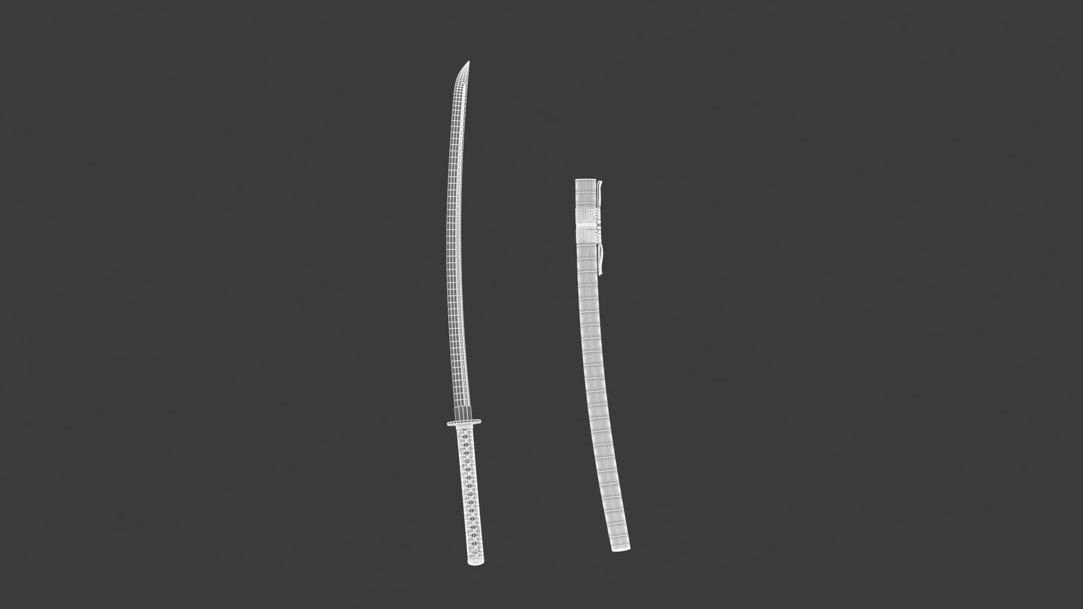 Katana - 3D Model by frezzy