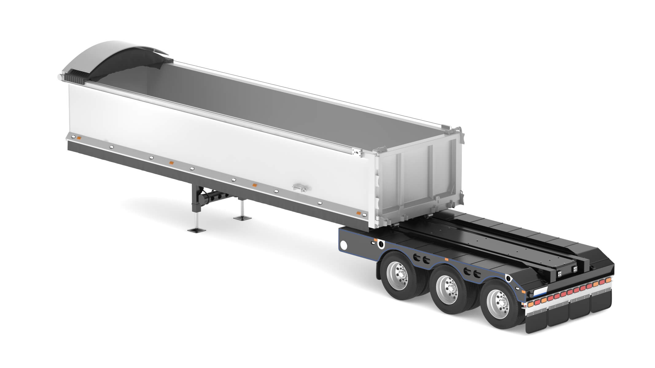 Kennedy Trailer Mining Earthmoving - 3D Model by frezzy