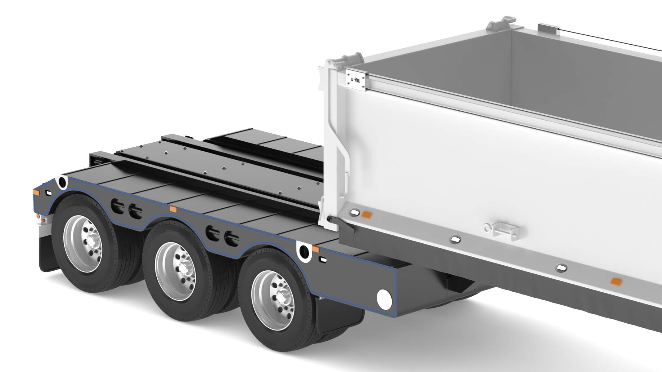 Kennedy Trailer Mining Earthmoving - 3D Model by frezzy