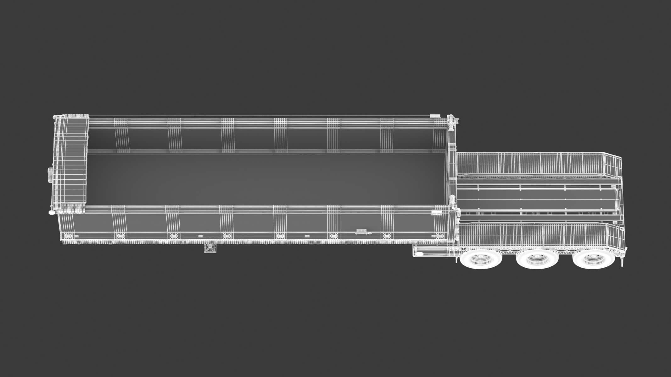 Kennedy Trailer Mining Earthmoving - 3D Model by frezzy