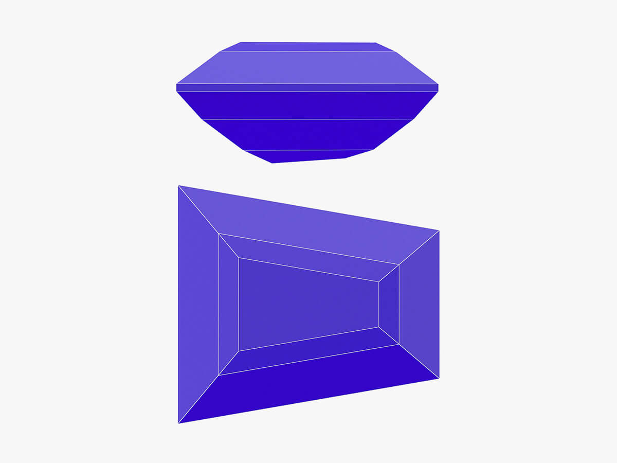 Keystone Gemstone - 3D Model by frezzy