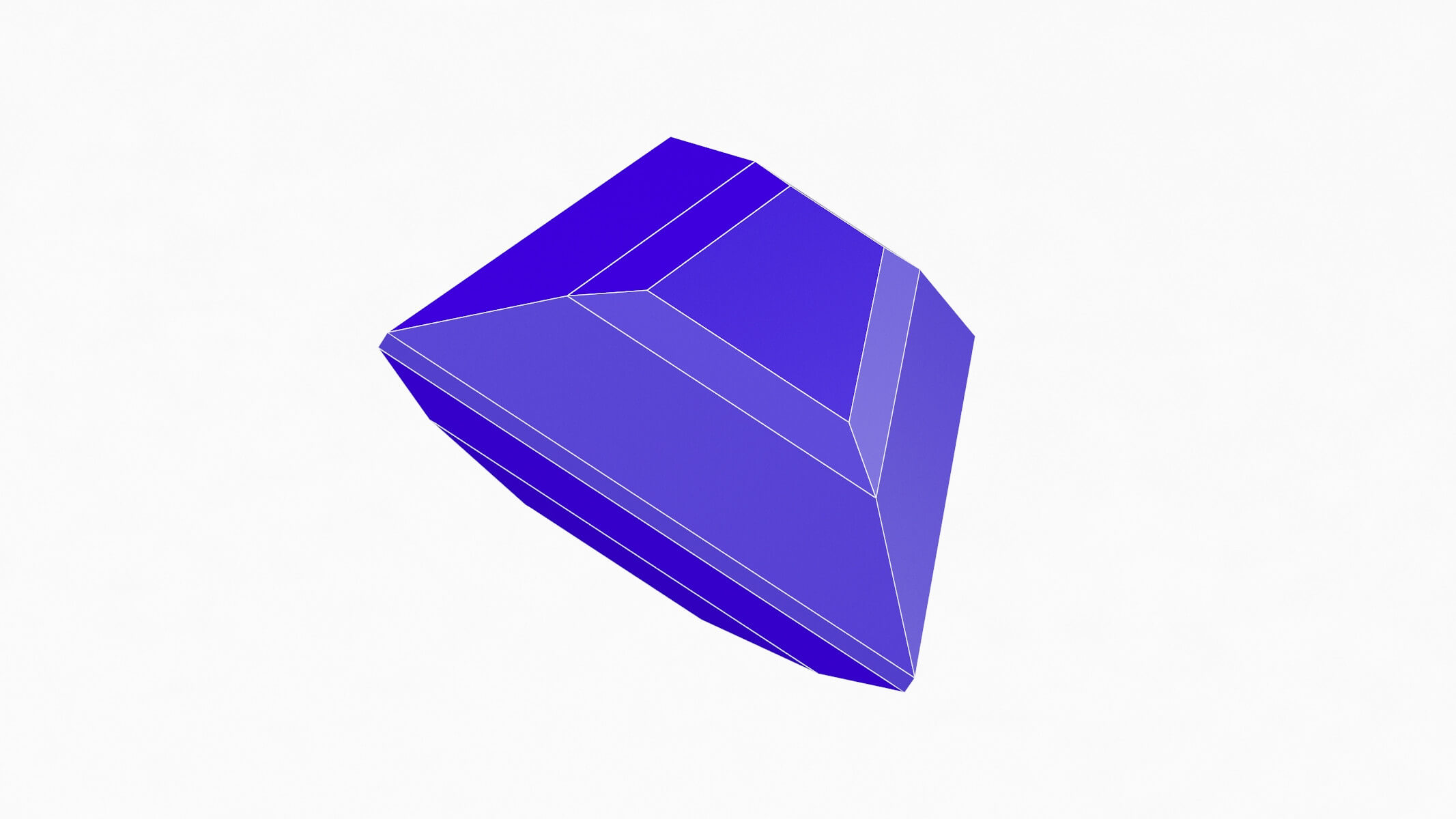 Keystone Gemstone - 3D Model by frezzy