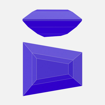 Keystone Gemstone - 3D Model by frezzy