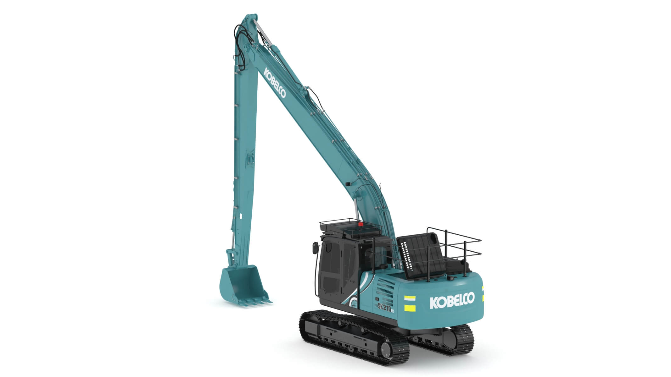 Kobelco Sk210Lc-10 Long Arm 3D Model by frezzy
