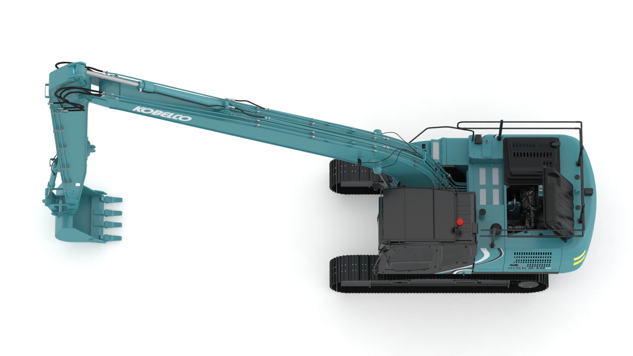 Kobelco Sk210Lc-10 Long Arm 3D Model by frezzy