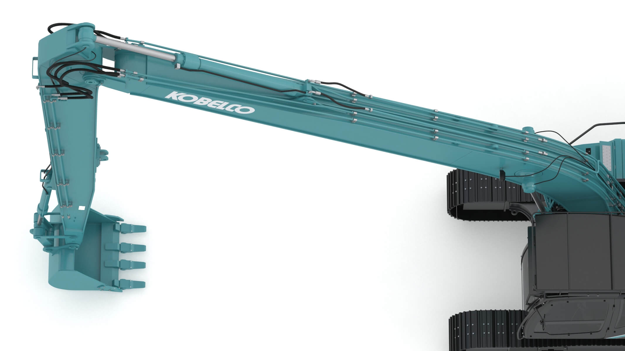 Kobelco Sk210Lc-10 Long Arm 3D Model by frezzy