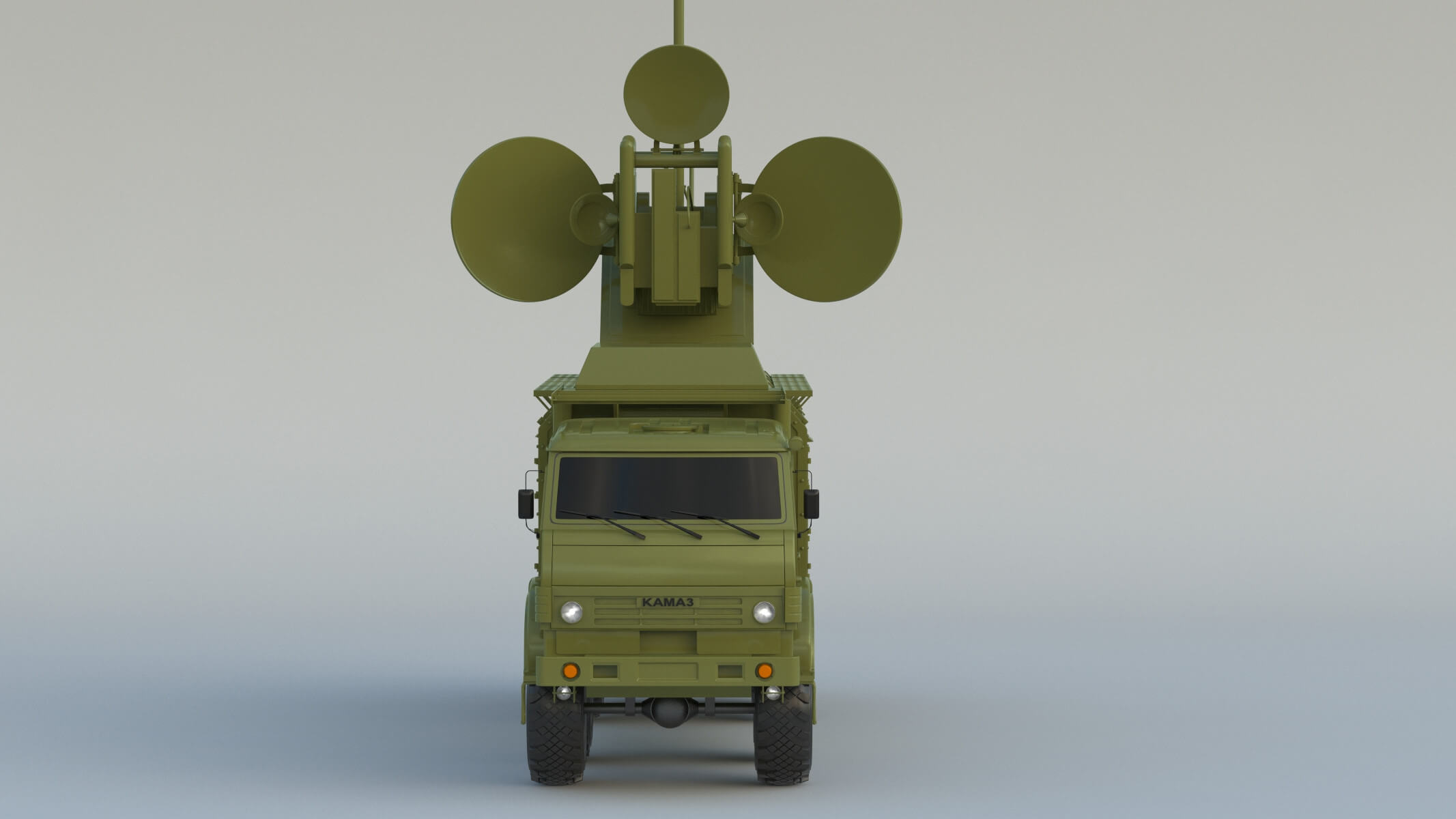 Krasukha Electronic Warfare System - 3D Model by frezzy