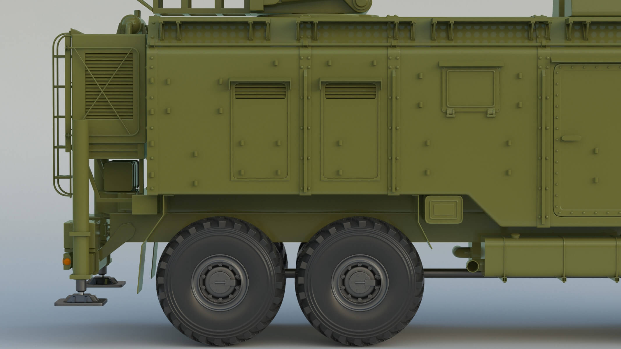 Krasukha Electronic Warfare System - 3D Model by frezzy