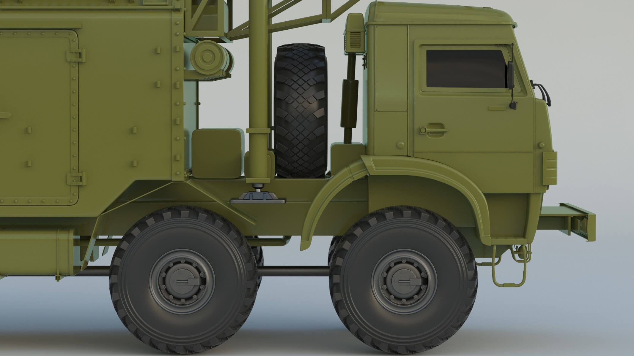 Krasukha Electronic Warfare System - 3D Model by frezzy